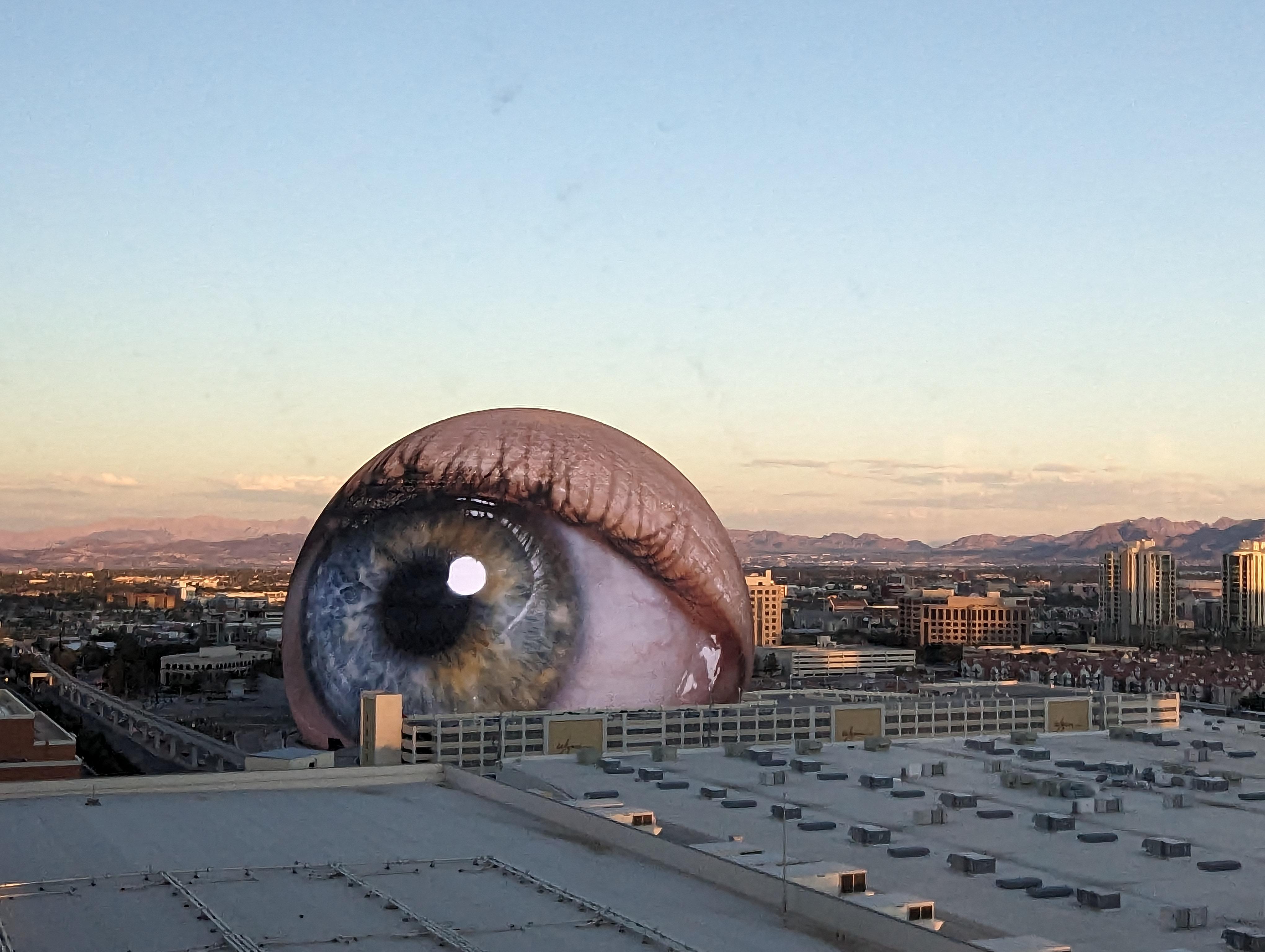 Palazzo rooms have a pretty solid view of the Sphere | Scrolller