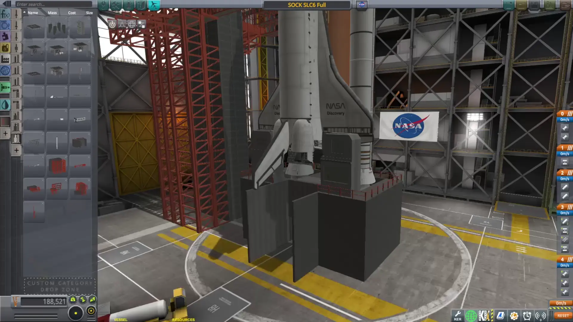 Modular Launch Pads v2.8 Demo: SLC-6 Shuttle Launch Mount and Tower ...