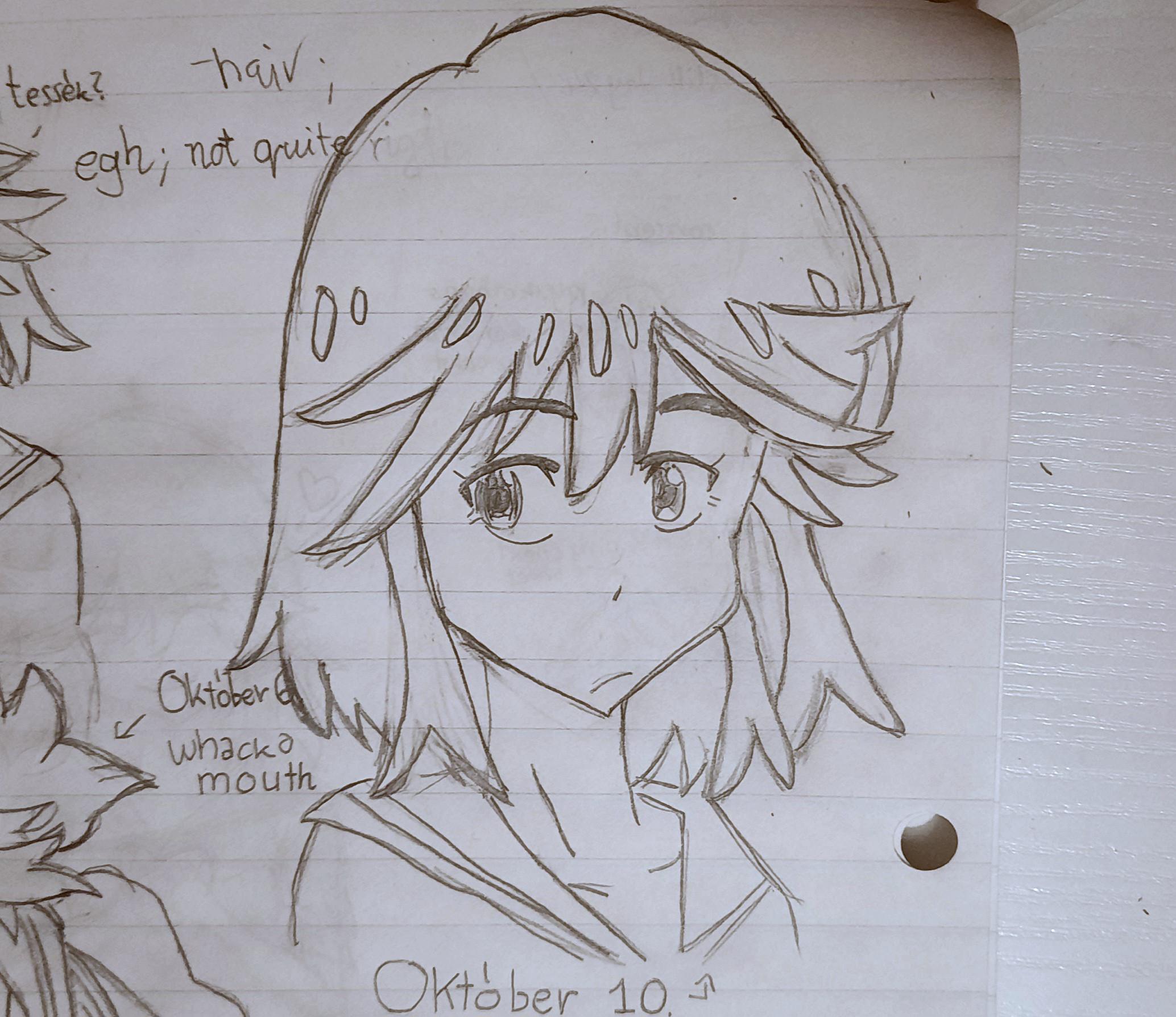 More Ryuko Drawing Practicing Scrolller