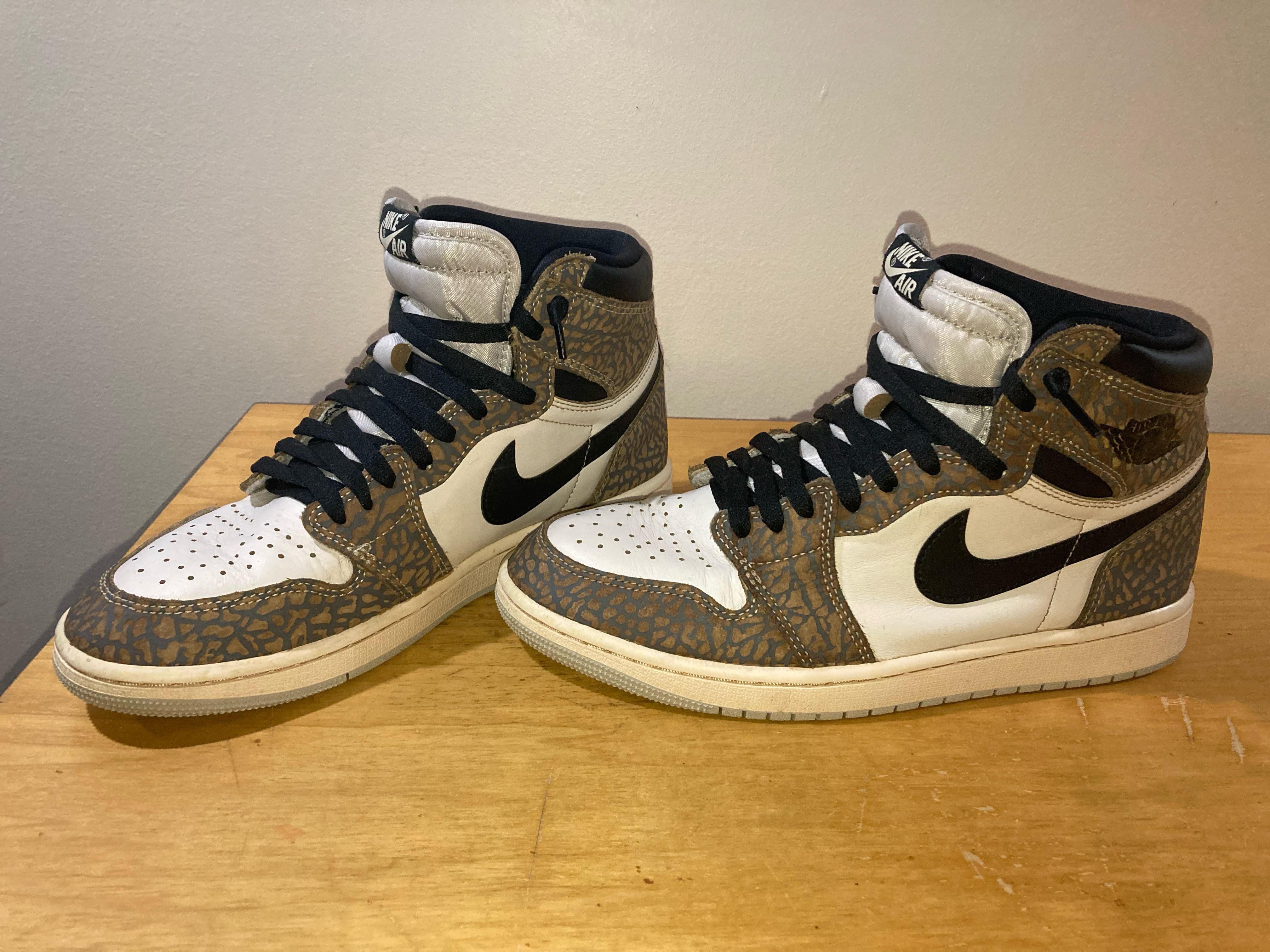 AJ 1 Custom Mocha Elephant. | Scrolller
