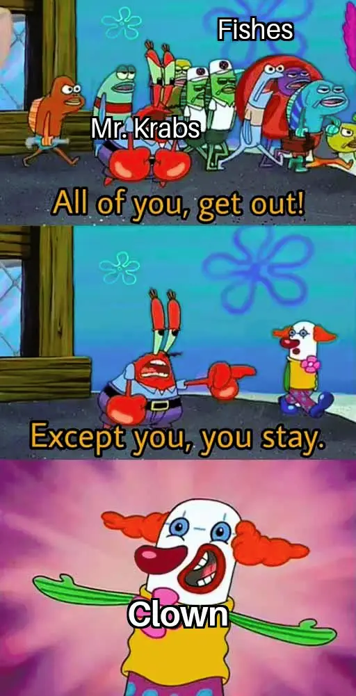 Mr. Krabs had enough | Scrolller
