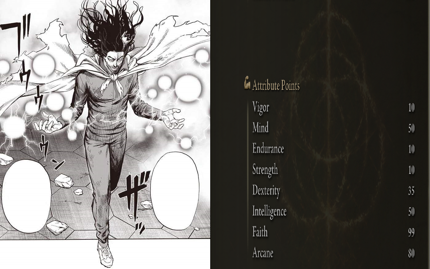 One-Punch Man characters with Elden Ring stats | Scrolller
