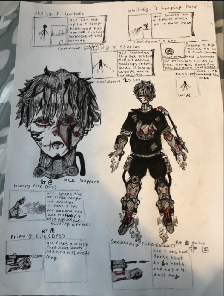 3 overwatch hero concepts that i made :) | Scrolller