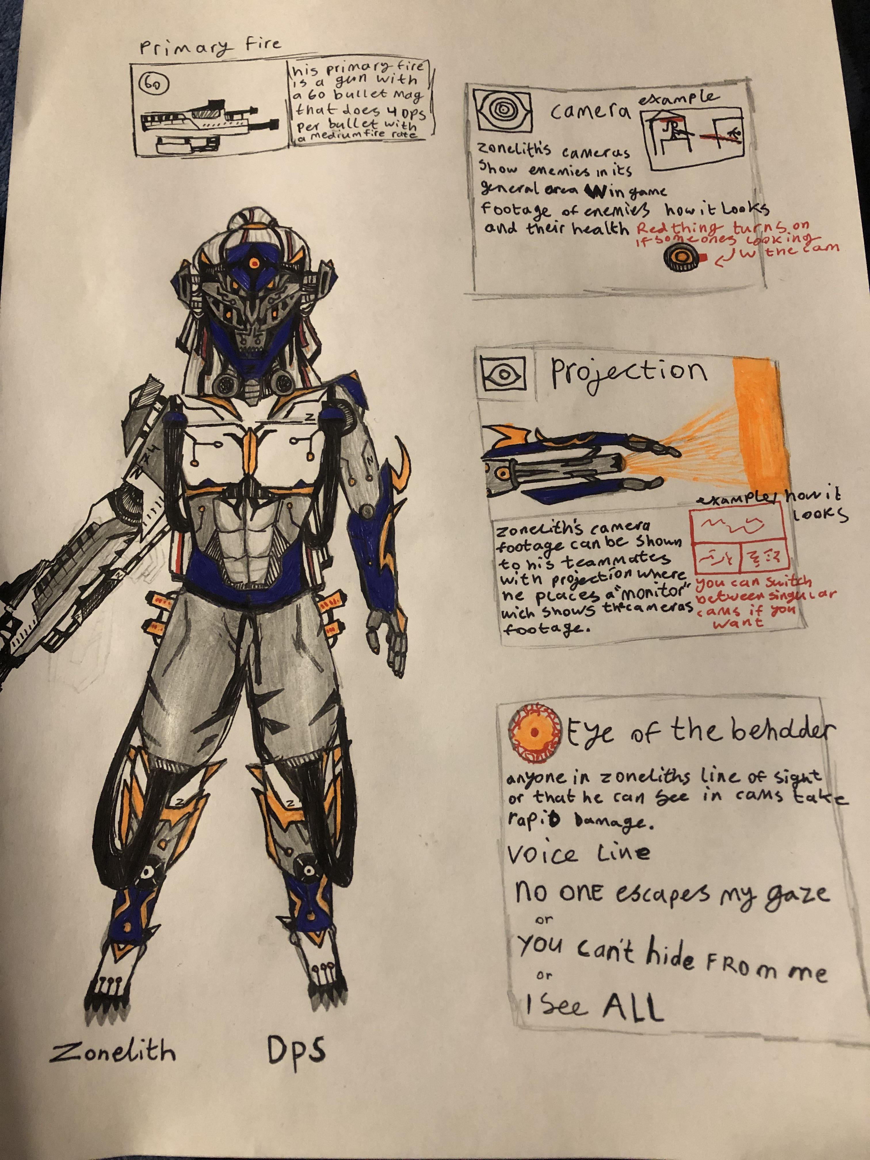 3 overwatch hero concepts that i made :) | Scrolller