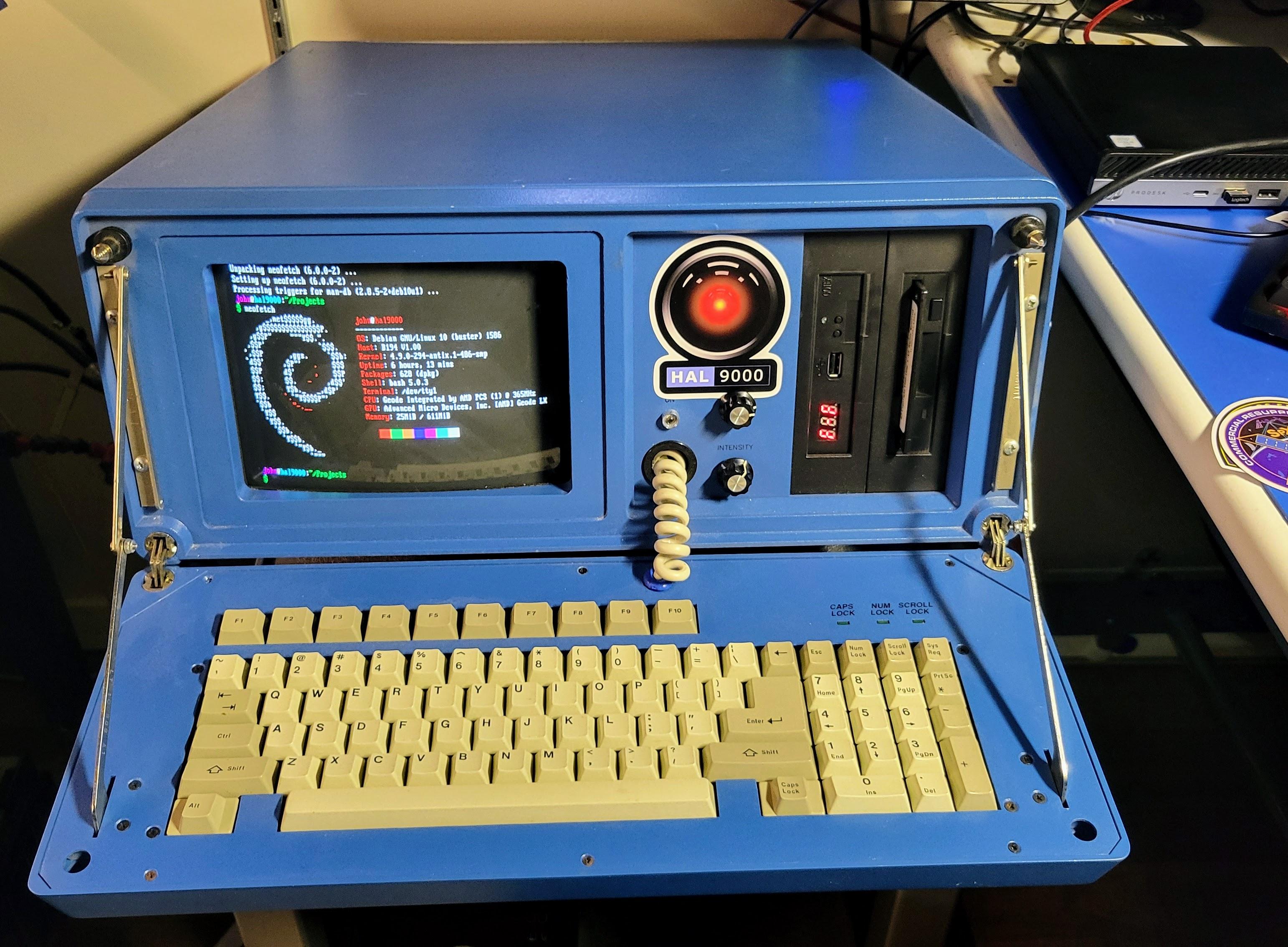 [Portable] 1990 Portable Industrial PC still productive next to my workbench | Scrolller