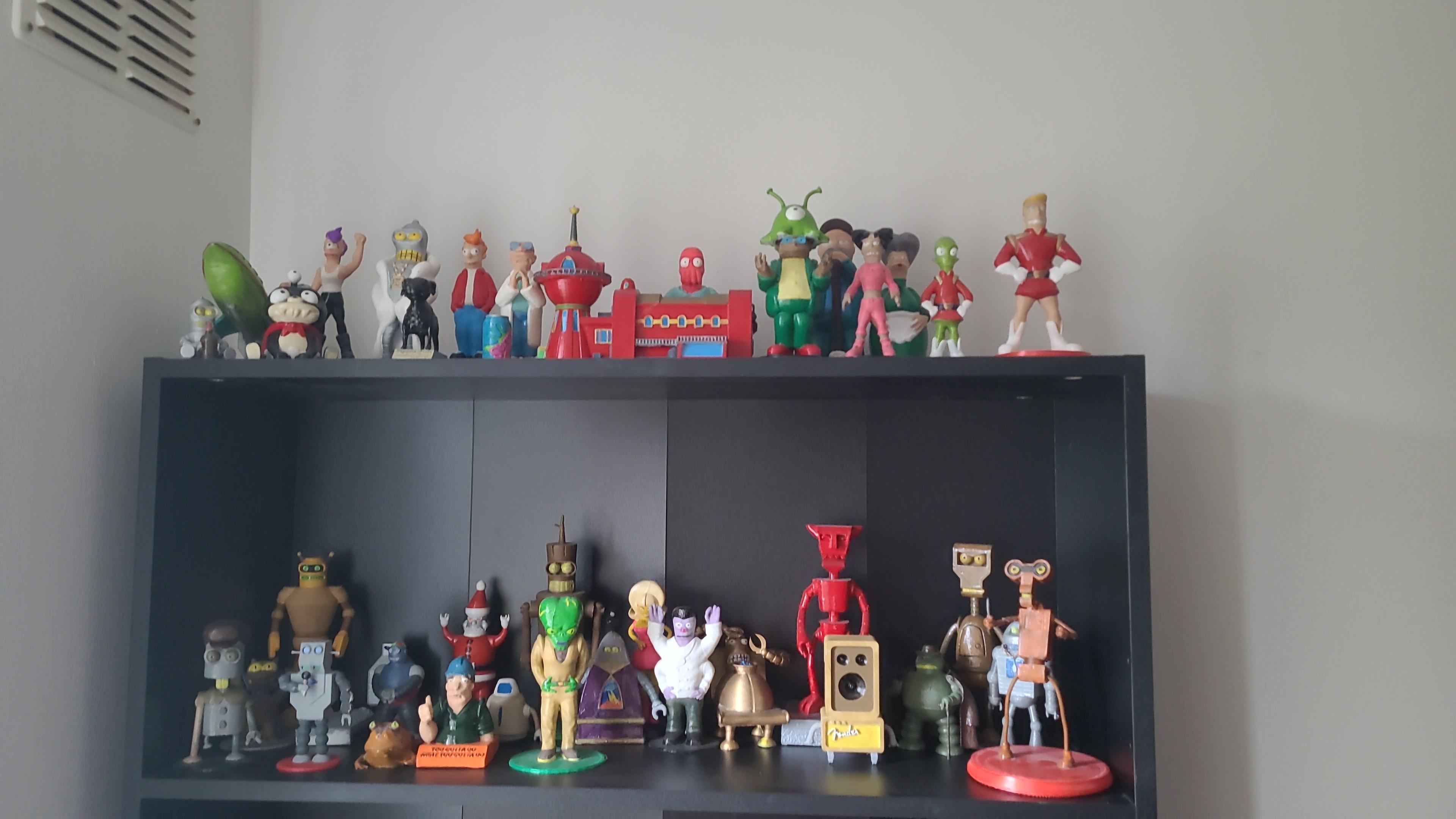 My 3d printed futurama figures | Scrolller