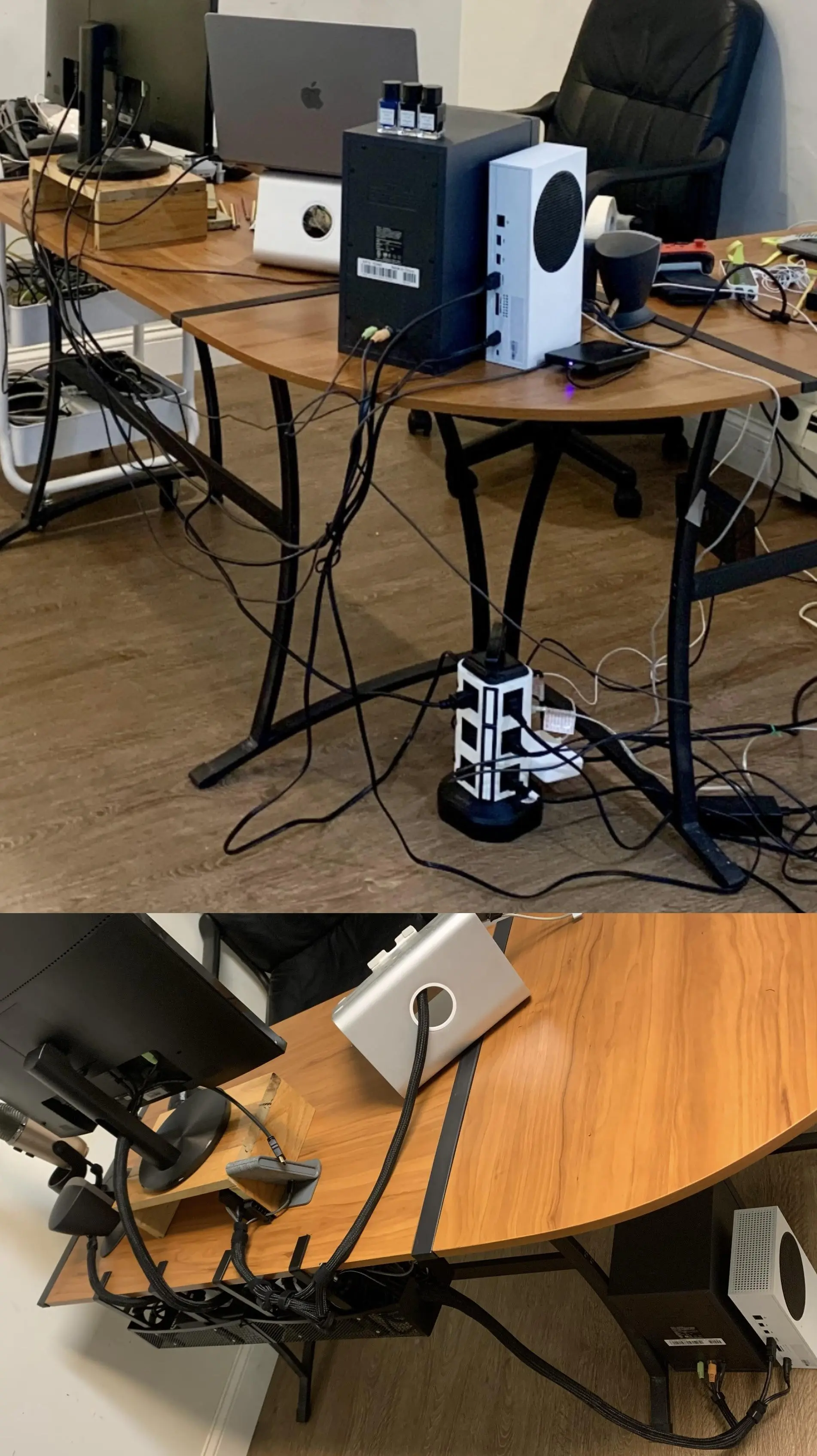 My $50 Desk Cable Management Overhaul Using ChatGPT | Scrolller