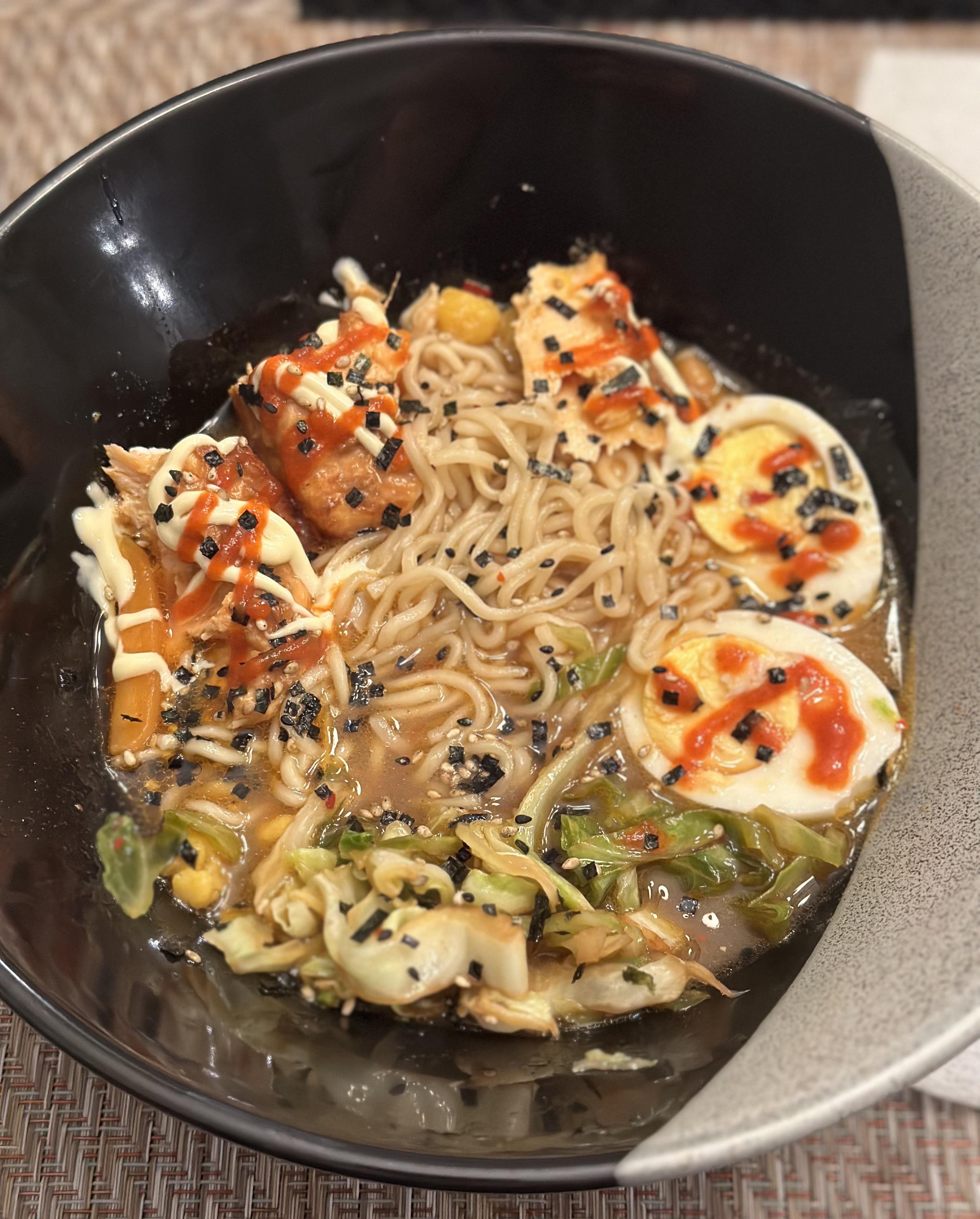 My attempt of miso salmon ramen | Scrolller