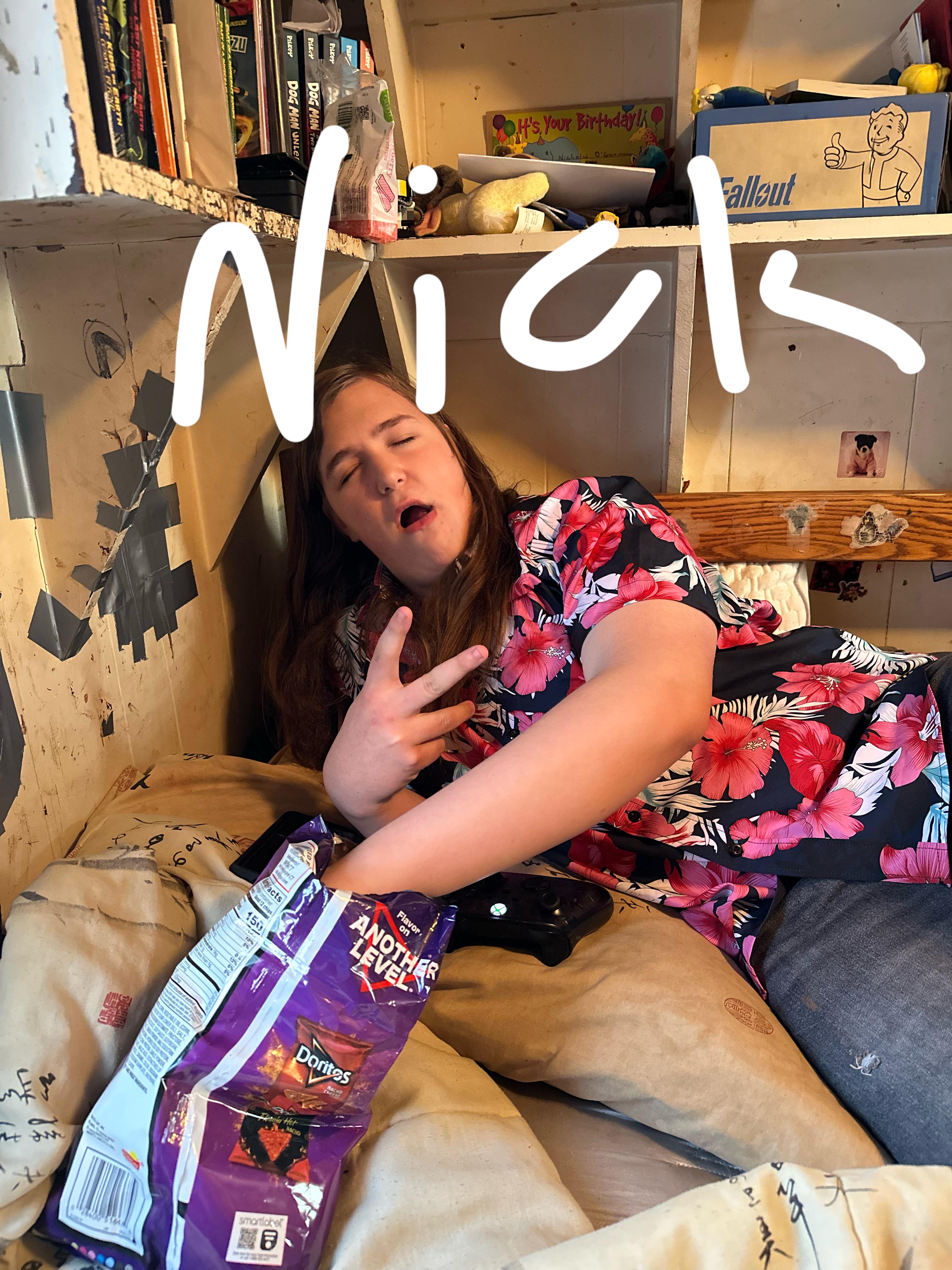 My best friend Nick being a goober | Scrolller