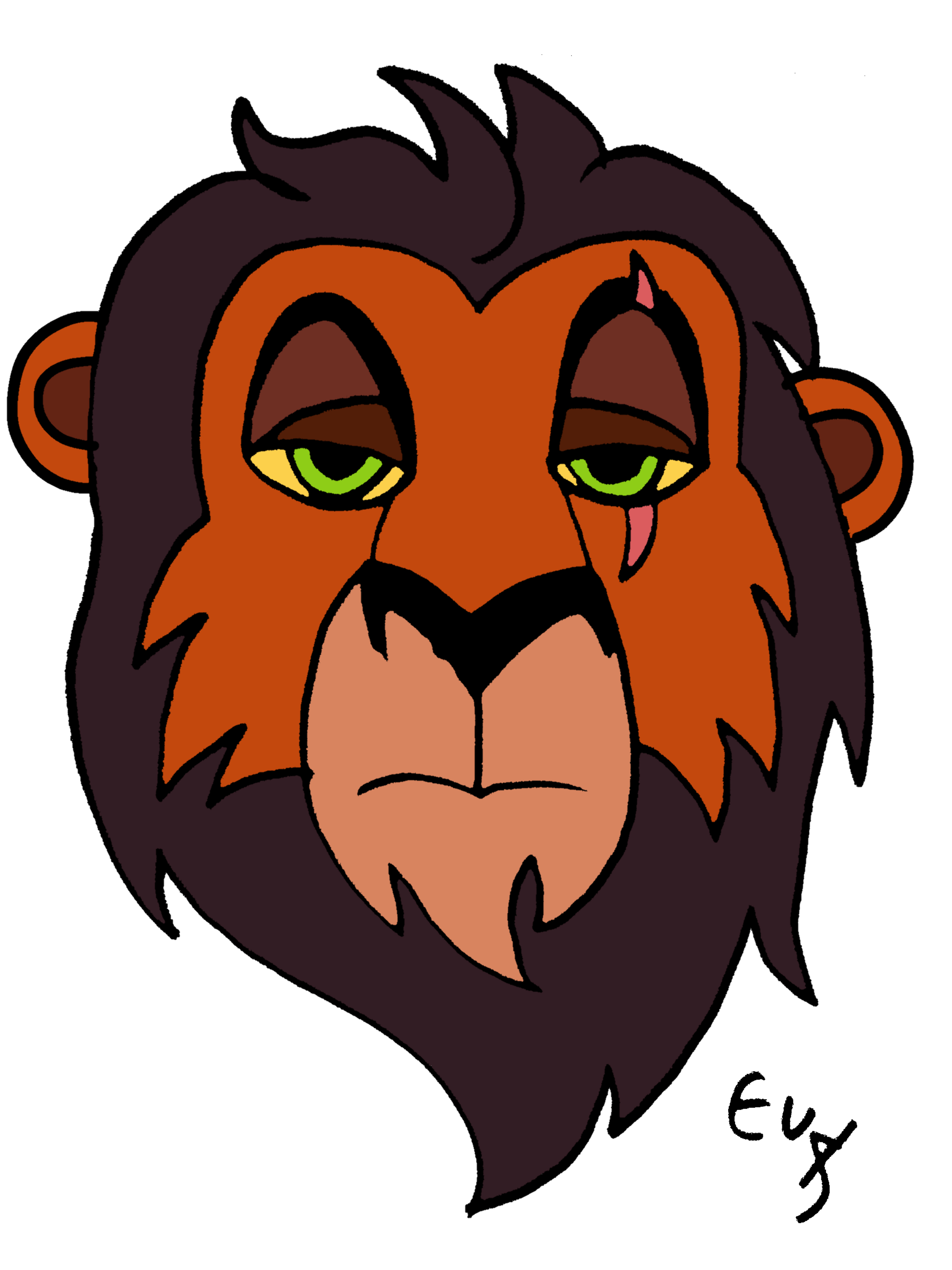 My drawing of Scar | Scrolller