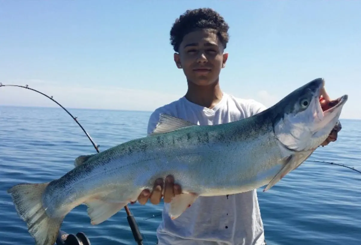 My first catch was a 17lb rainbow trout | Scrolller