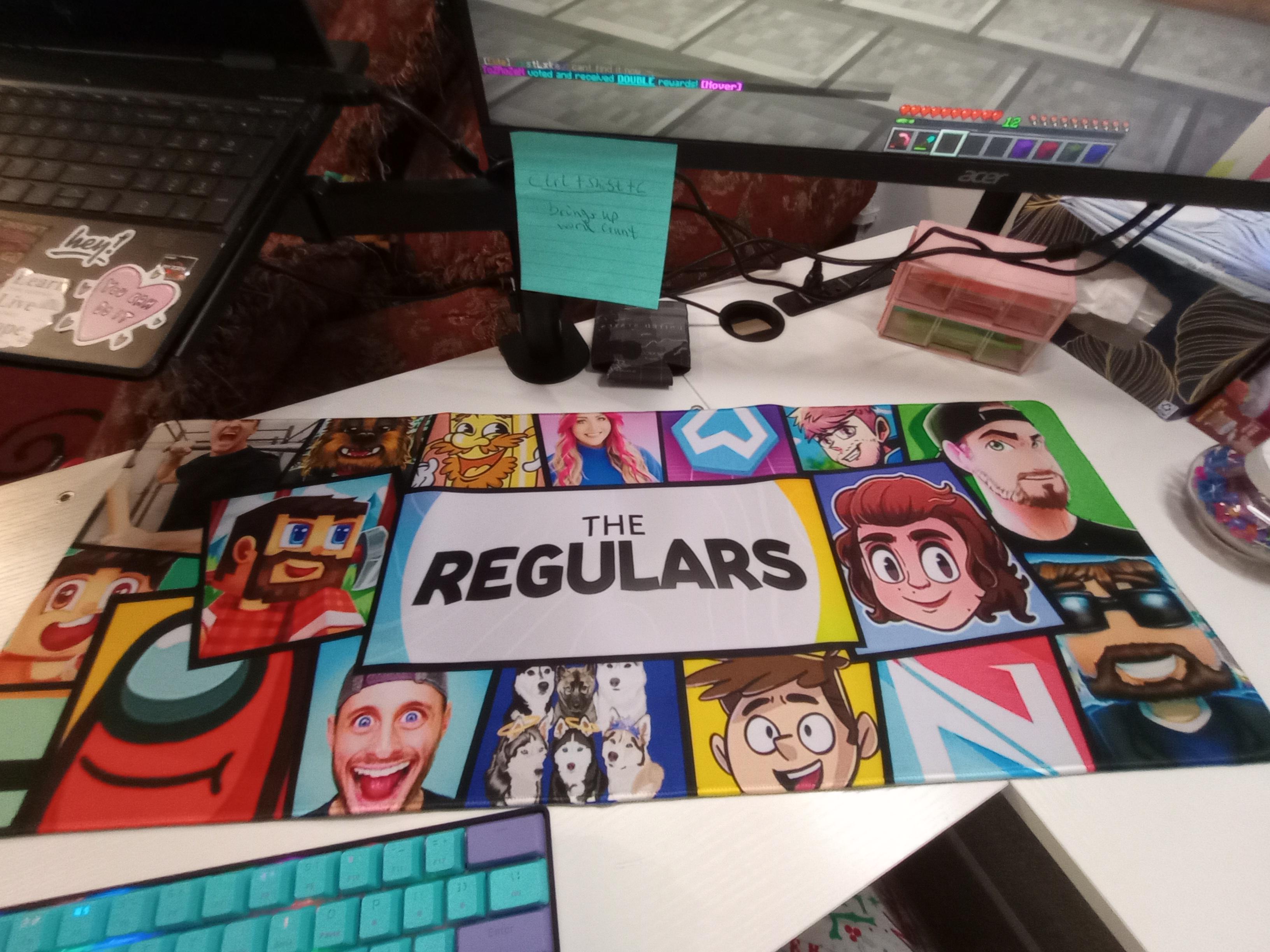 My new keyboard and mouse pad | Scrolller