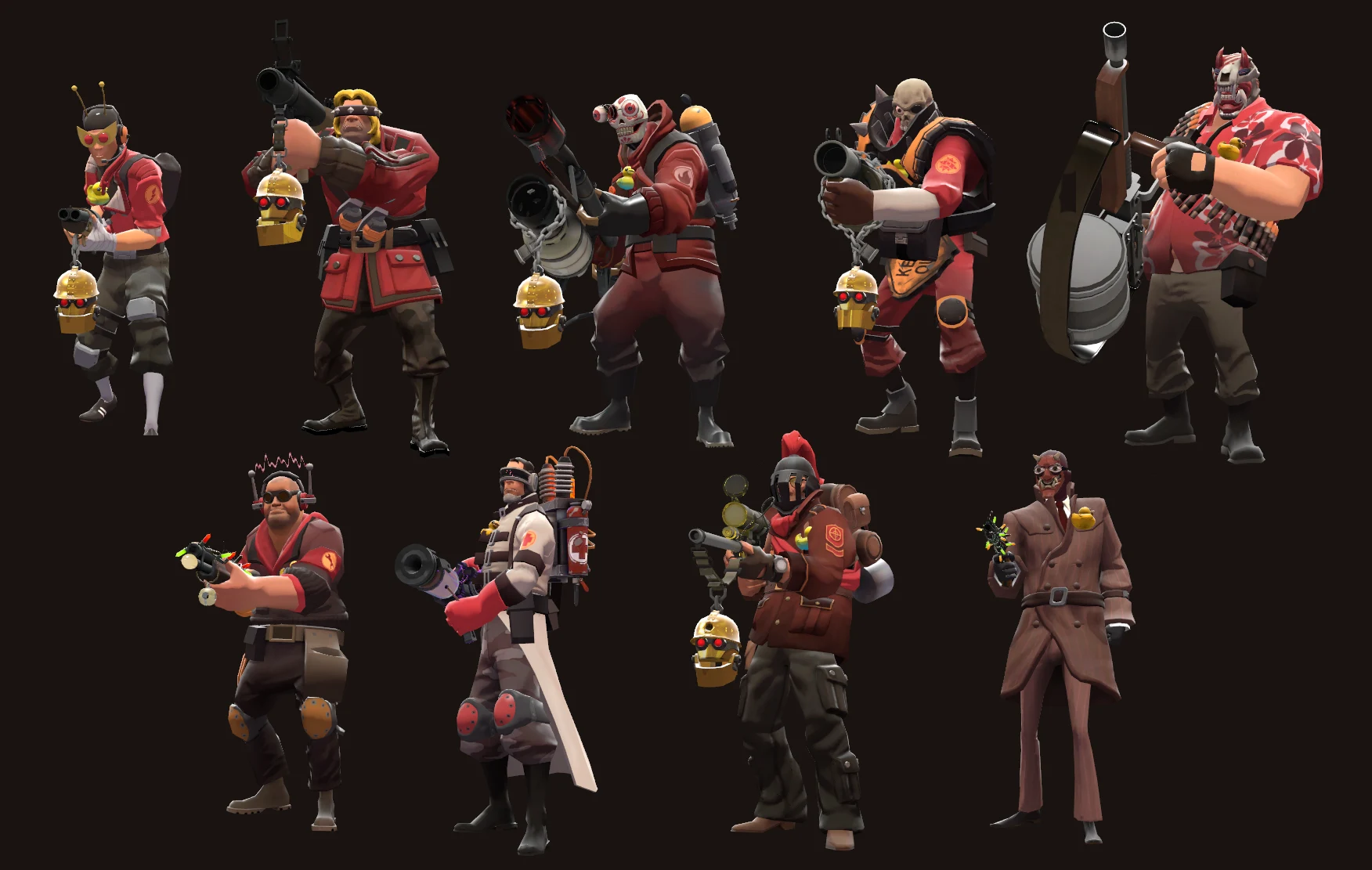My tf2 mercs main loadouts | Scrolller