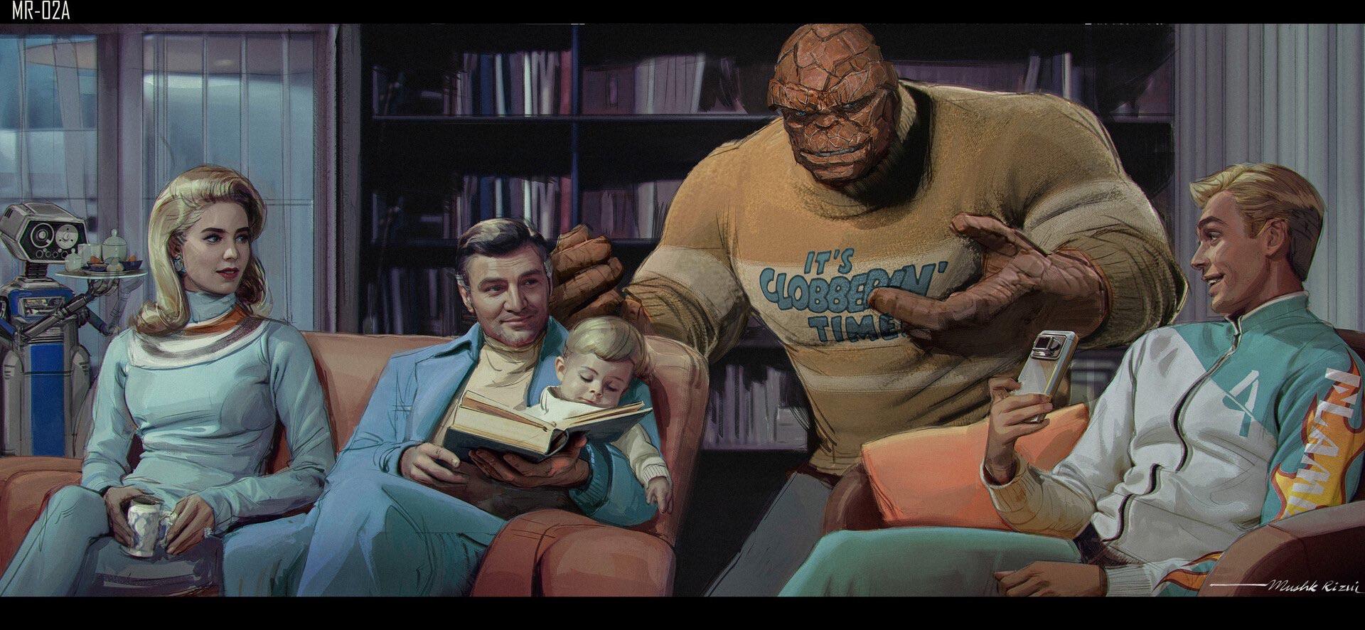 Concept art of Fantastic Four: First Steps | Scrolller