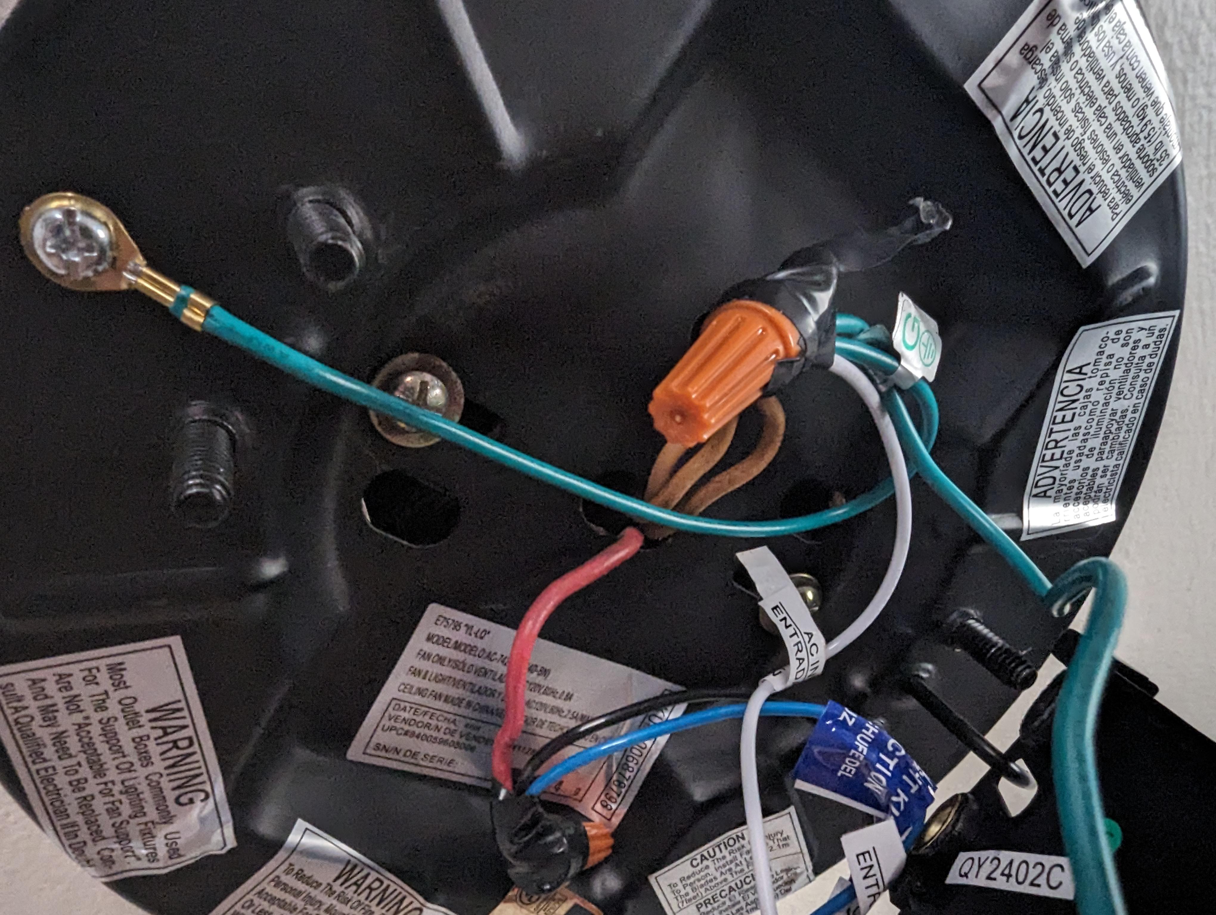 Ceiling fan wiring? | Scrolller