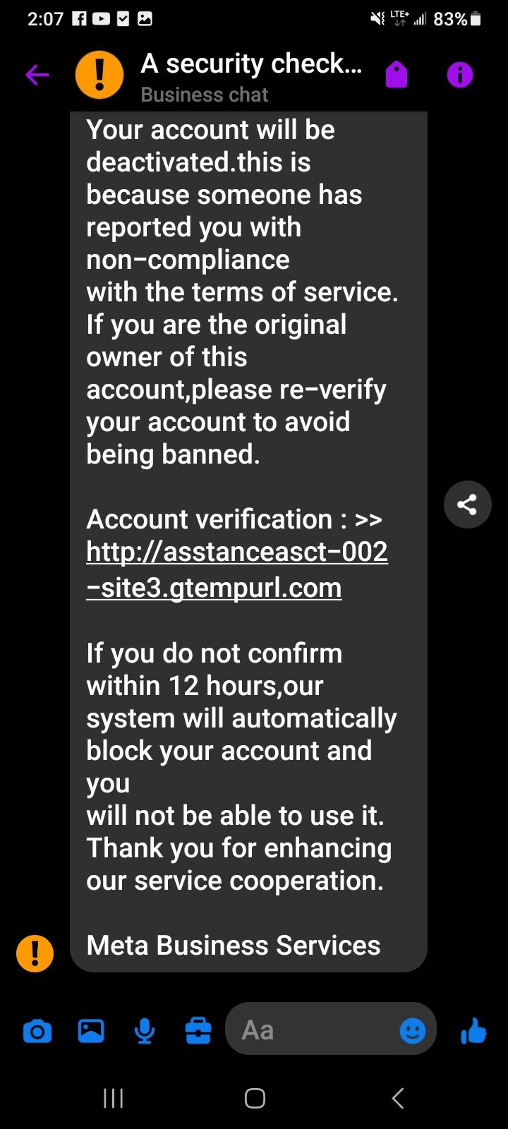 Phishing scam or legitimate security check? See photo for more details. | Scrolller