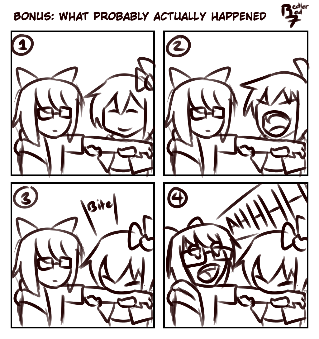 Matsuri Biting A-chan Comic | Scrolller