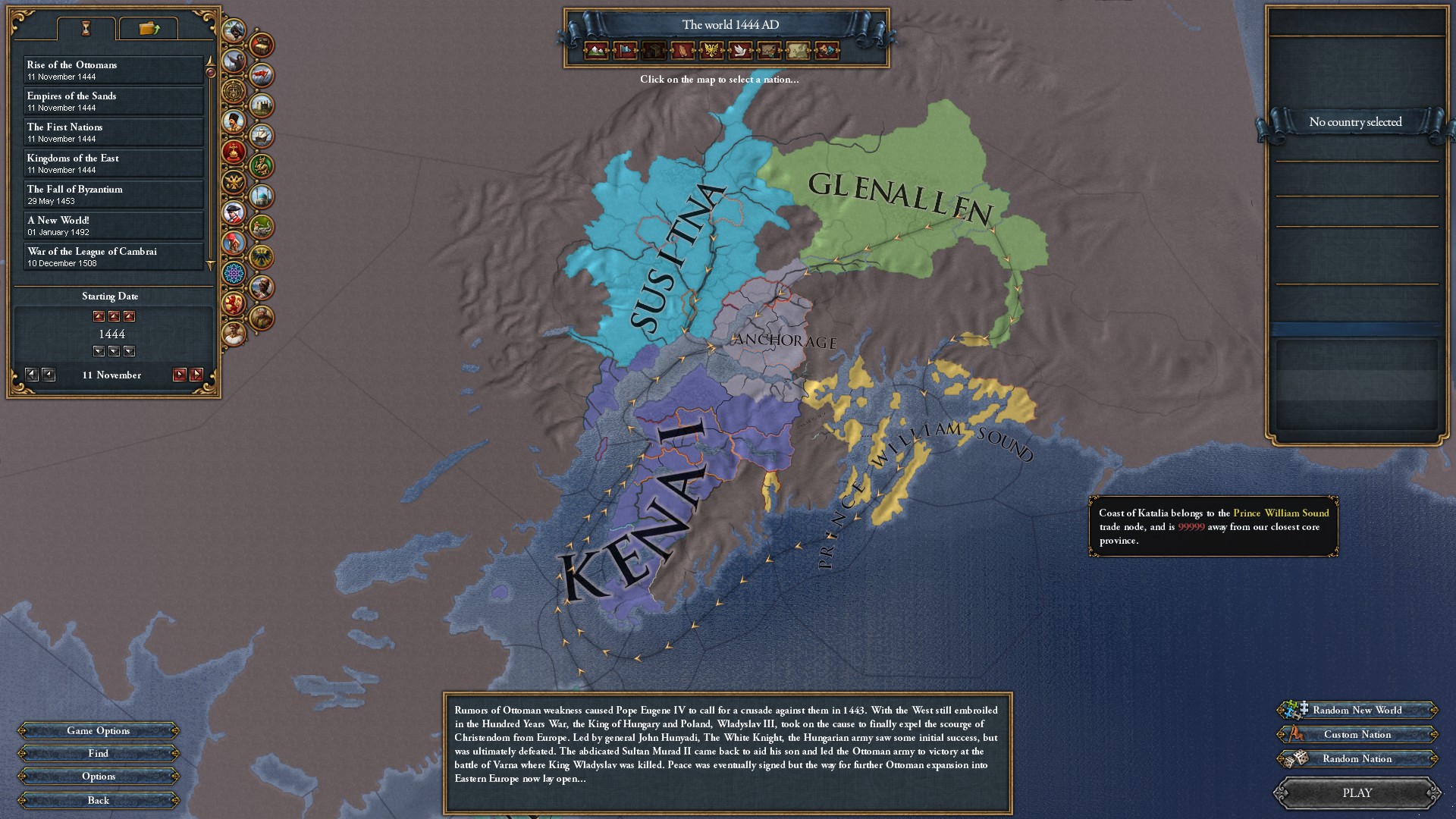 Introducing my alt-history Alaska Mod: Aurora Regnorum | Scrolller