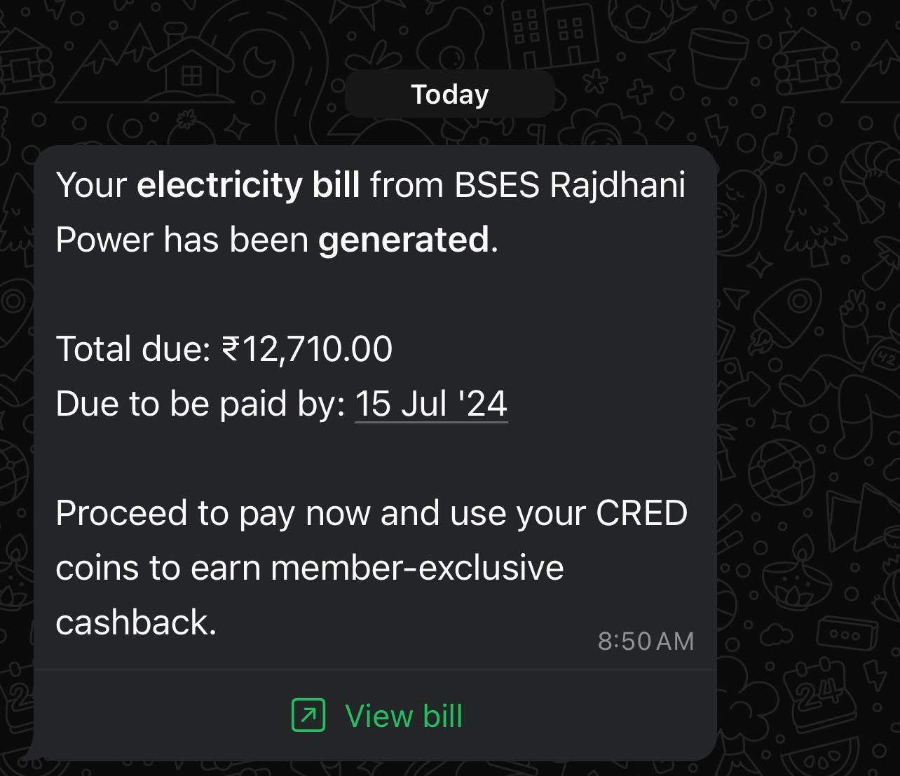 Electricity shock not a bill | Scrolller