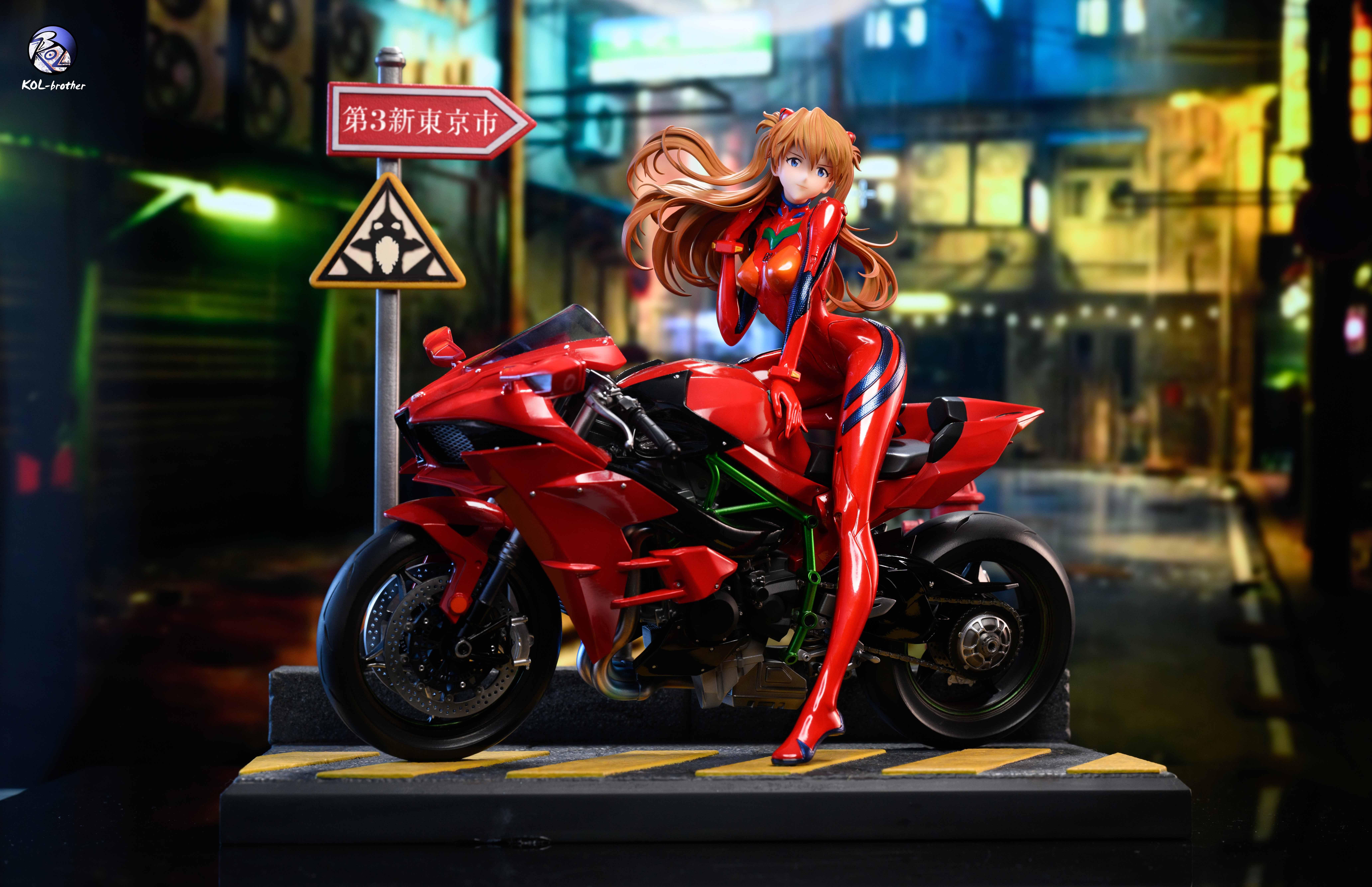 Biker girl Asuka figure with my dream bike | Scrolller