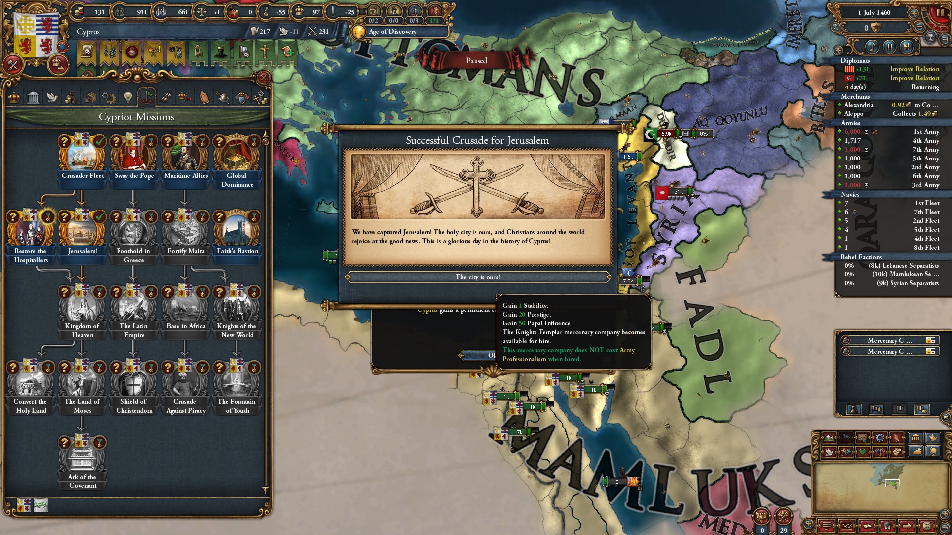 Cyprus VS Mamluks 1v1, victory | Scrolller