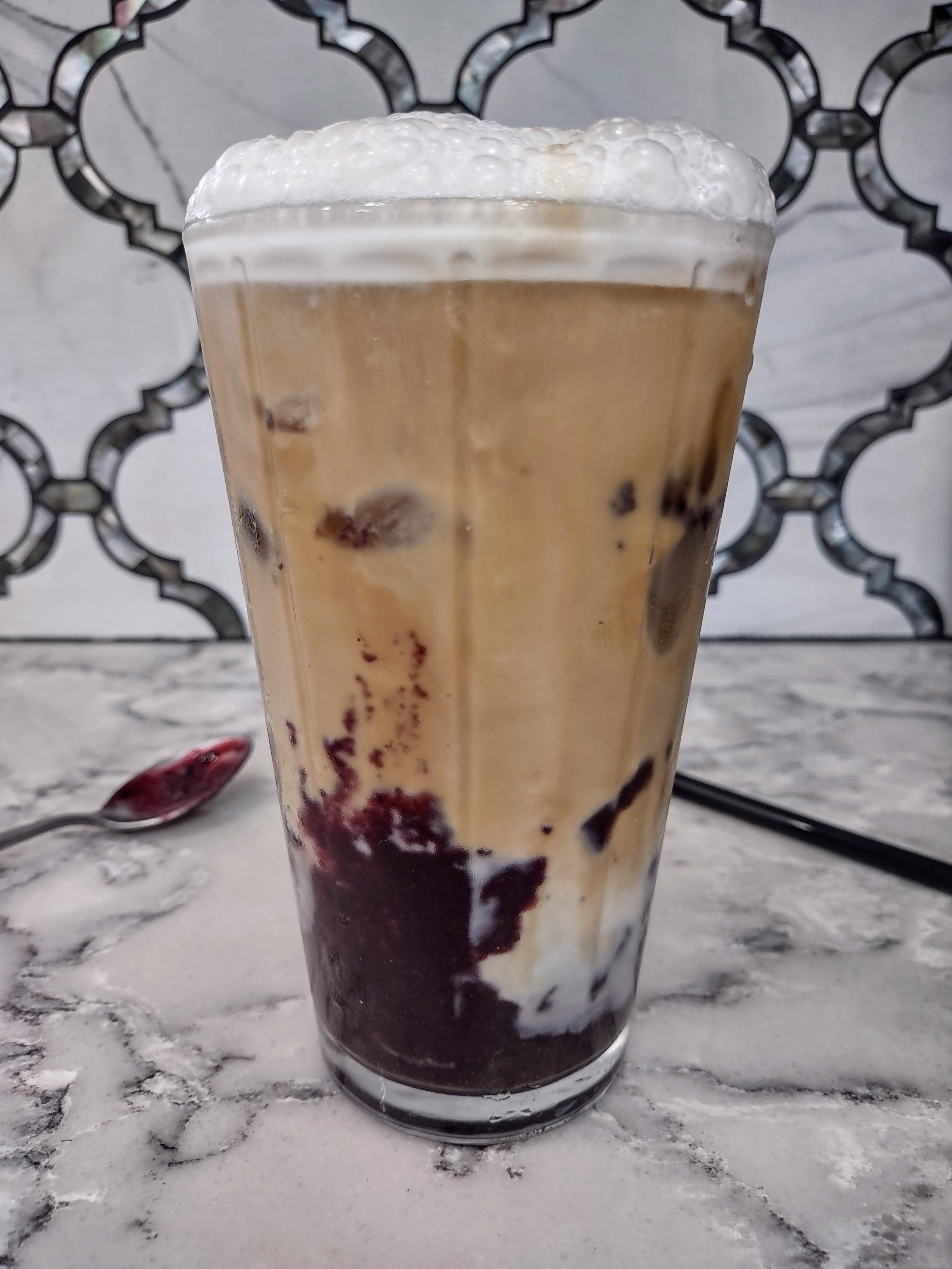 [homemade] Iced Blueberry Vanilla Latte. | Scrolller