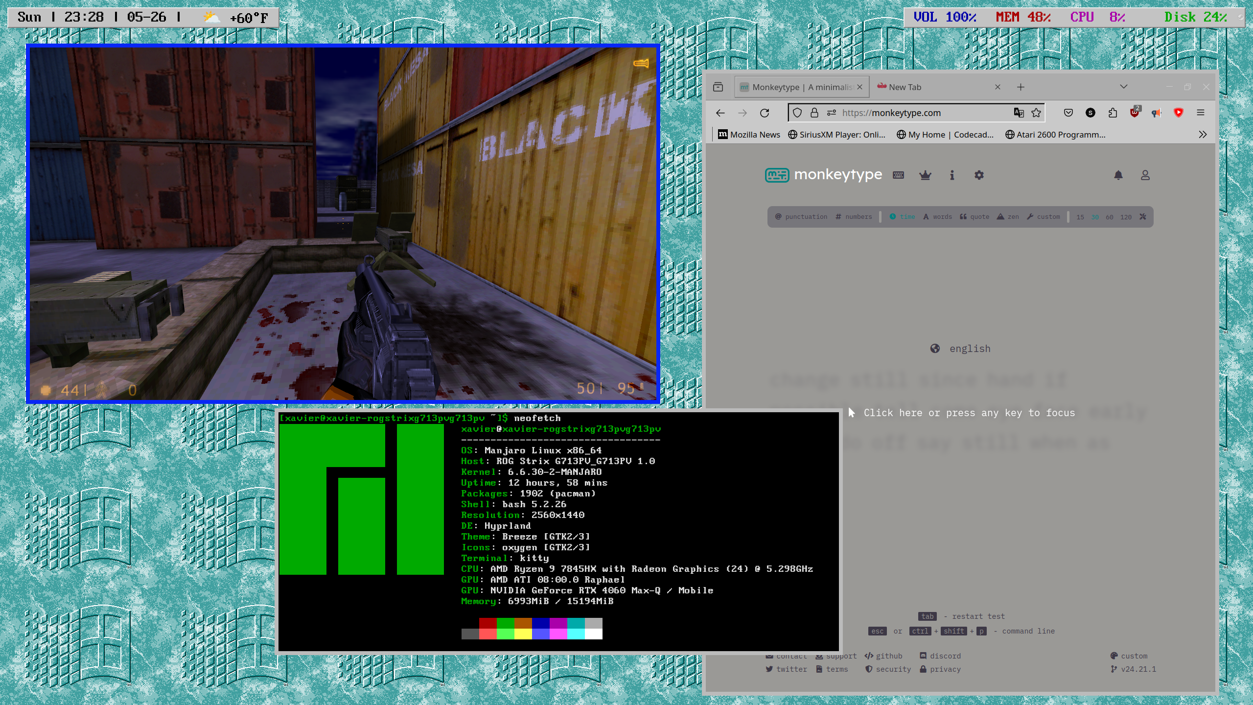 [Hyprland] Thought I should update on my Windows 3.1-esque machine | Scrolller