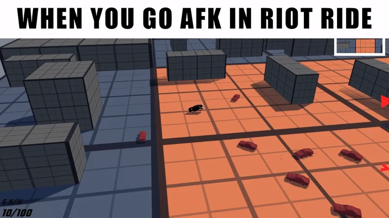 Never go afk in Riot Ride 💀 | Scrolller