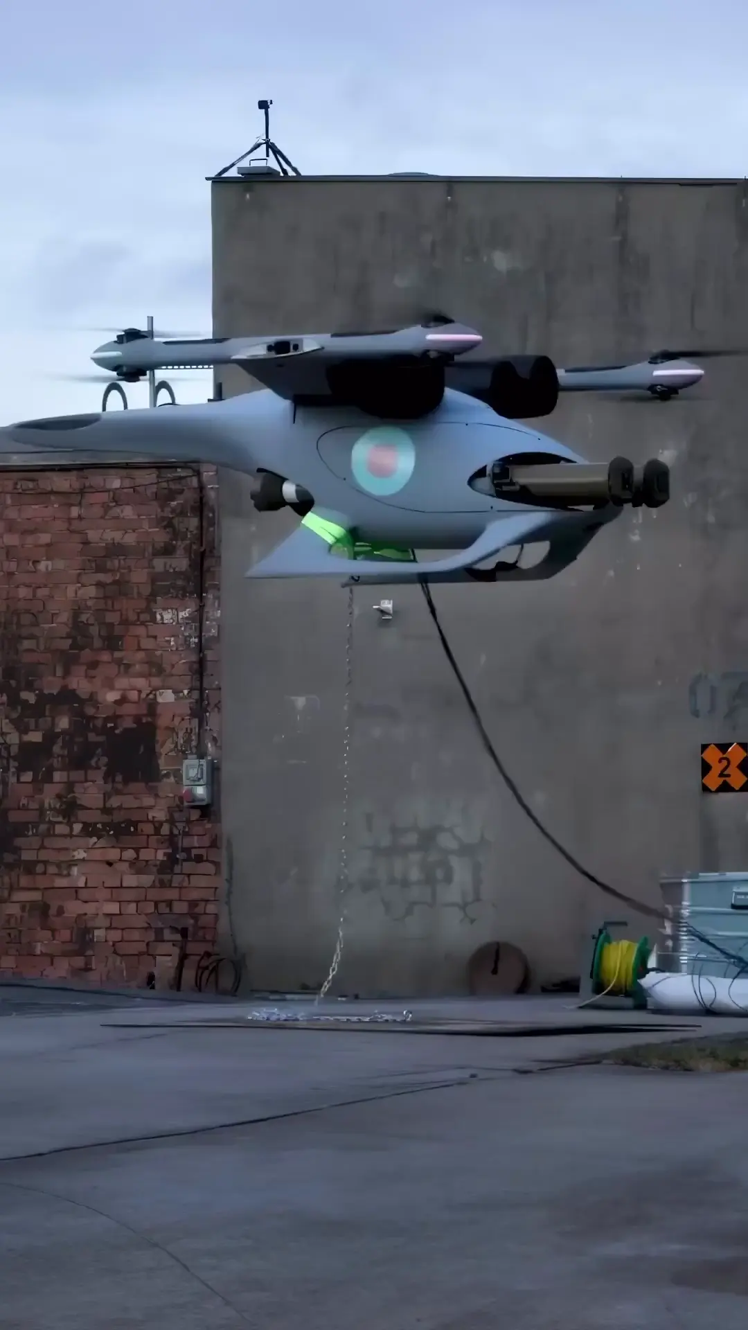 New autonomous drone firing missiles | Scrolller