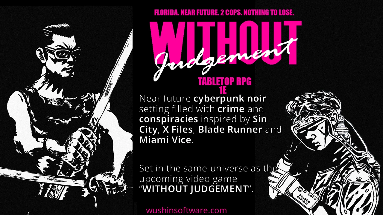 New Cyberpunk Tabletop RPG: WITHOUT JUDGEMENT | Scrolller