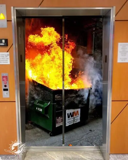 New elevator door just dropped | Scrolller