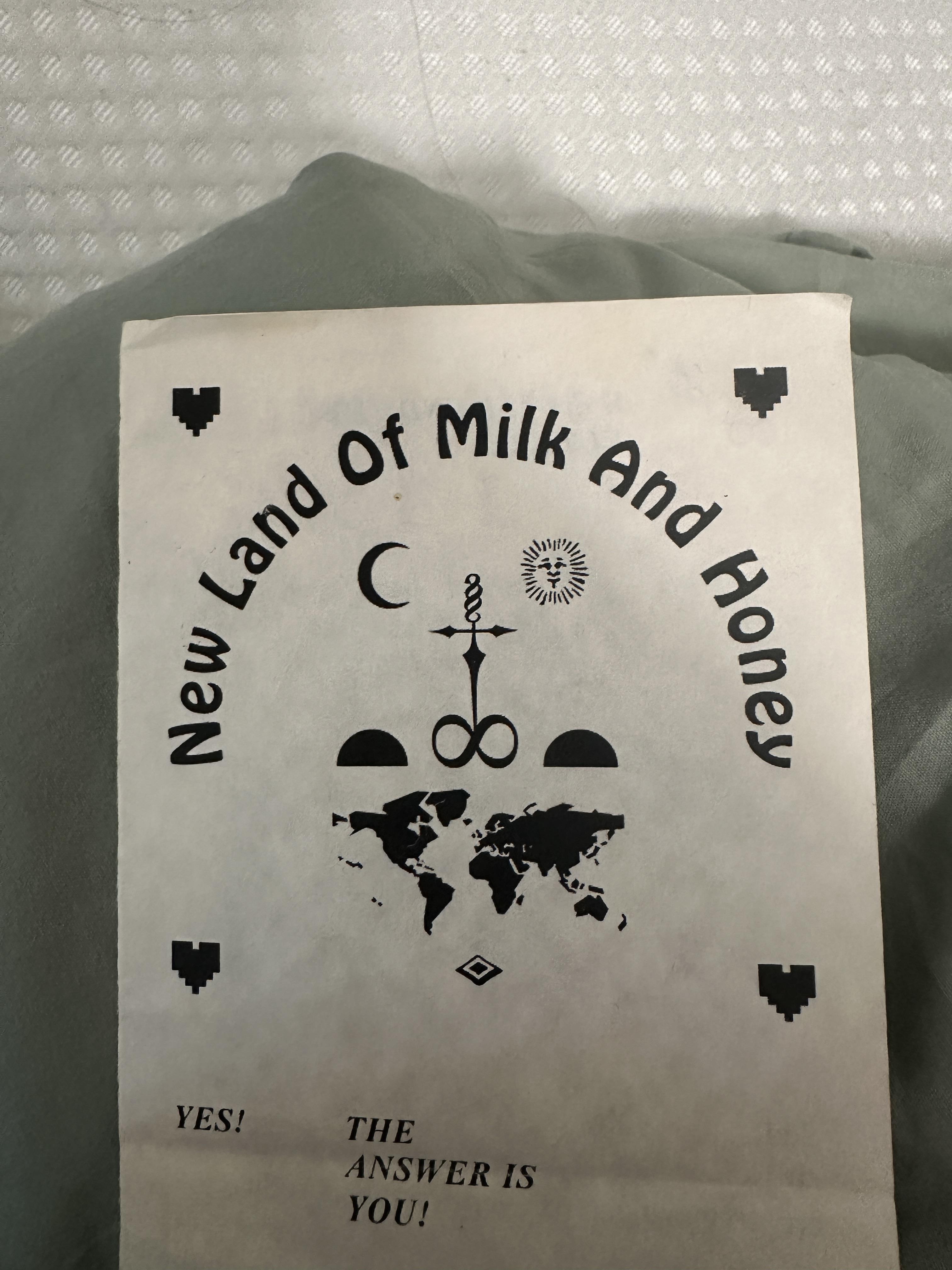 New Land of Milk and Honey pamphlet; anyone familiar | Scrolller