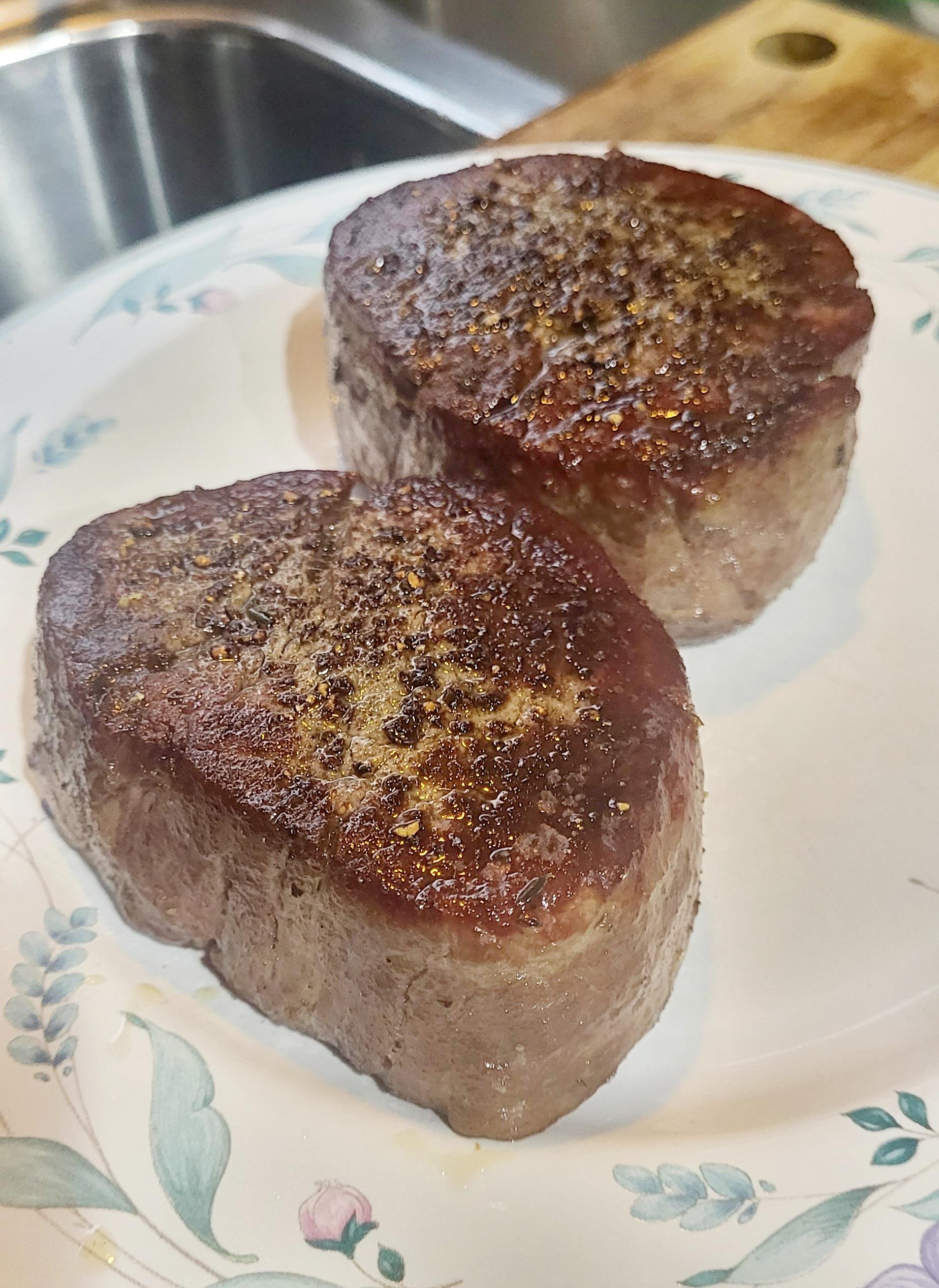 [Homemade] reverse seared filet mignon | Scrolller