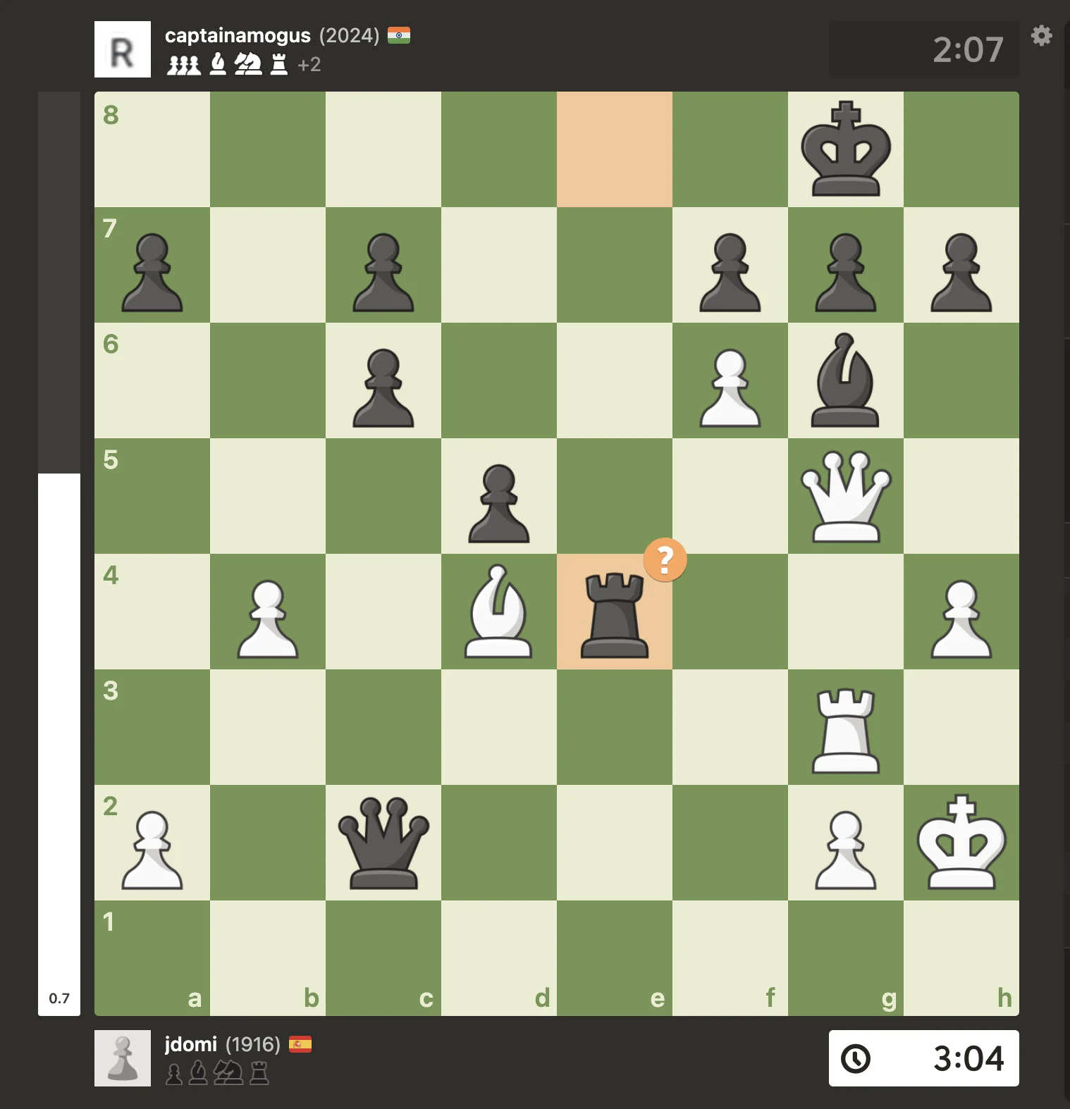 Discover more like Chess: Nice tactic I missed while calculating as black, white to play and ...