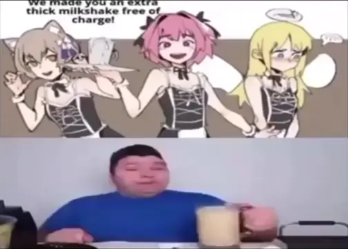 Nikado gets a "milkshake" | Scrolller