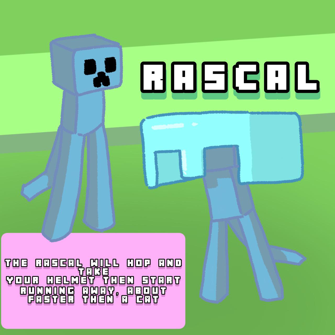 My Rascal concept art for mod vote 2022 (i couldn’t decide what colour ...