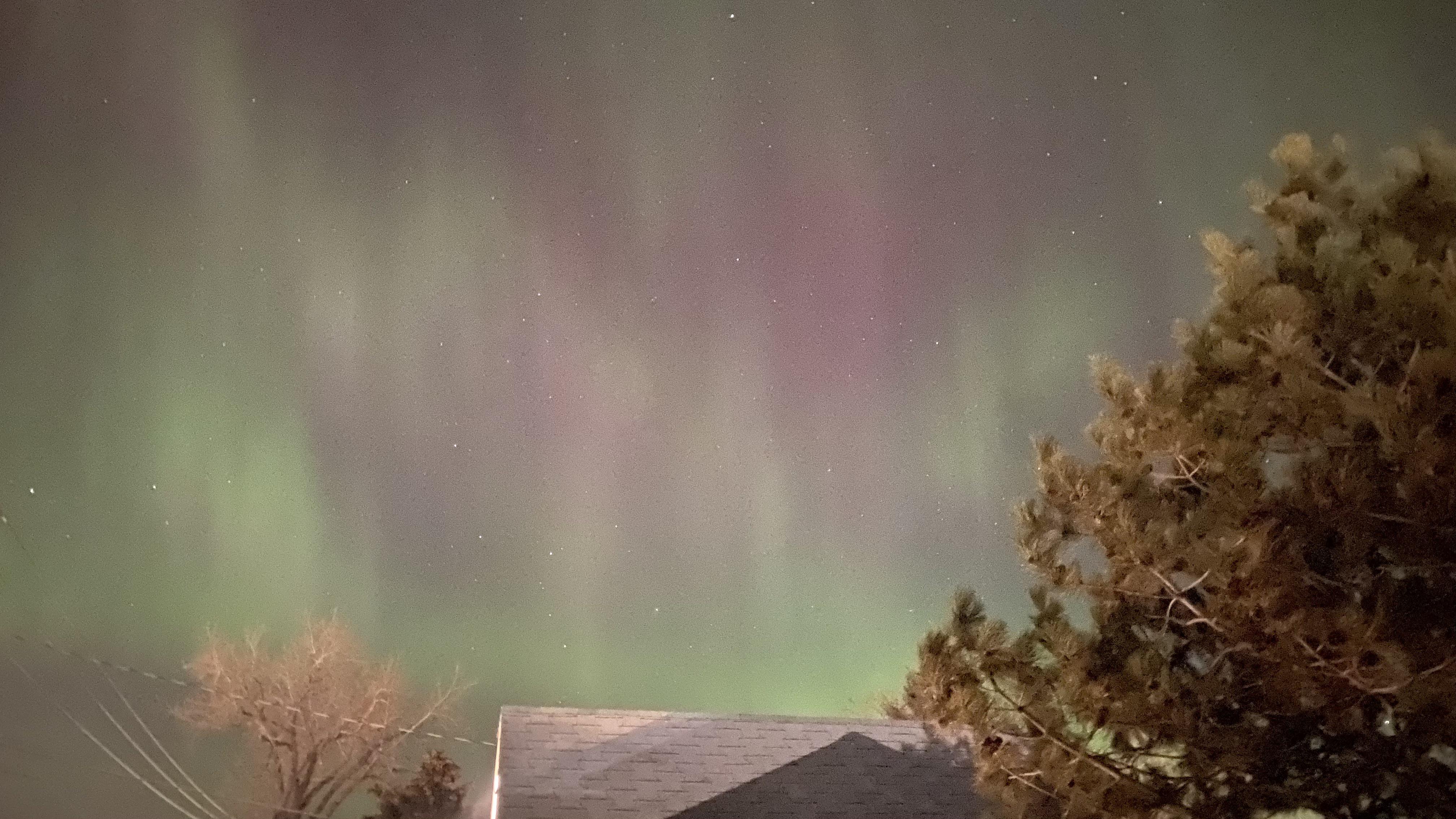 Northern lights from my back porch | Scrolller