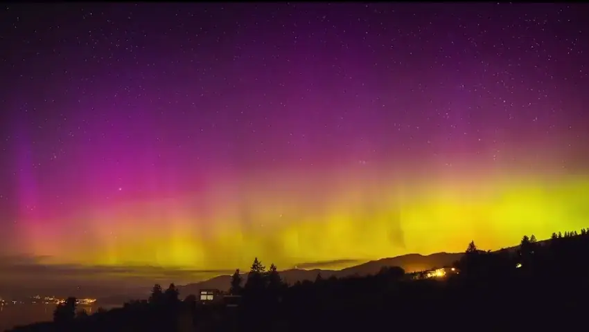 Not everything is quiet at night ️ Surprise solar storm, May 19/20th from Naramata BC | Scrolller