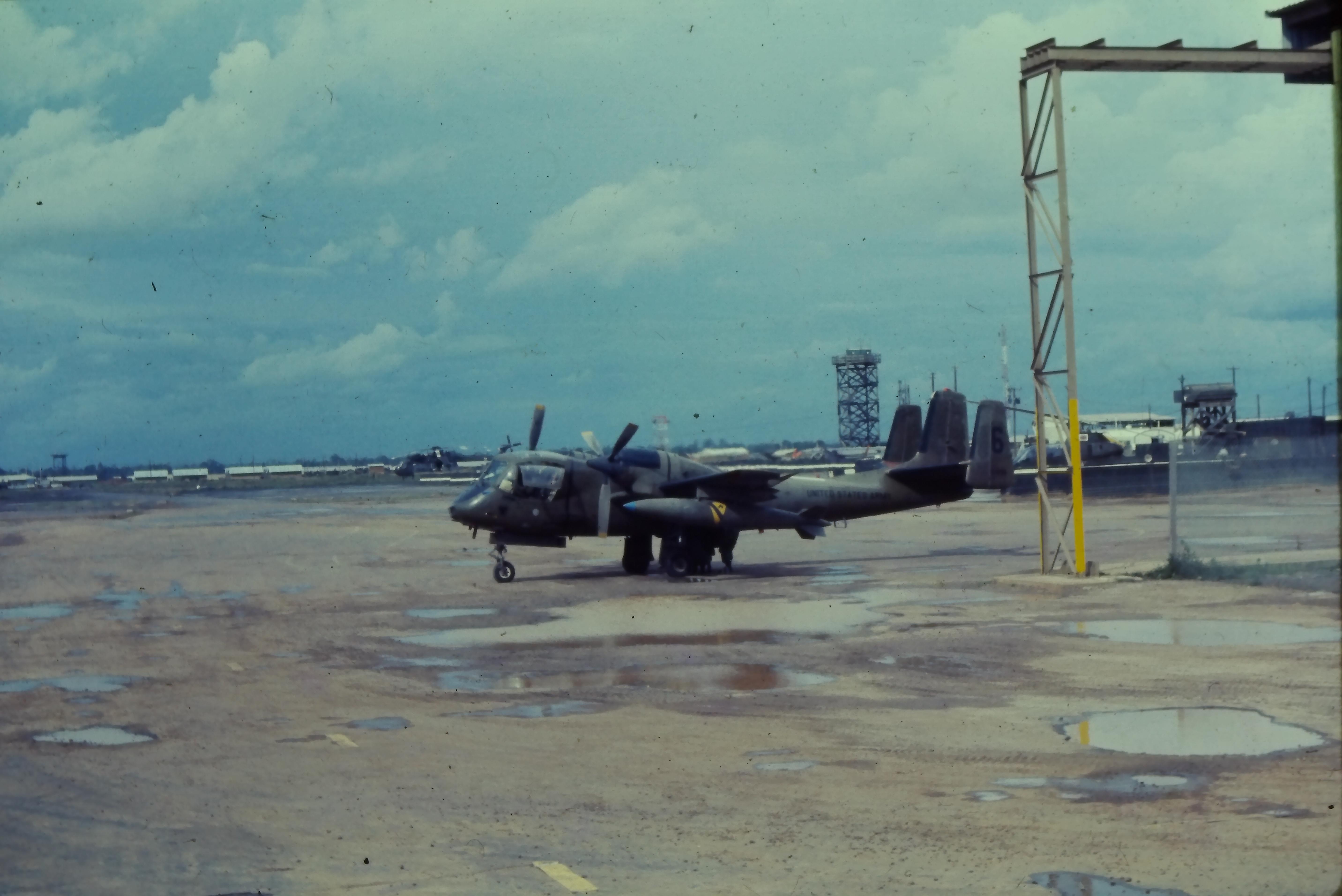 My dad (in the black aviators) flew these OV-1 and OV-10 light attack and forward air support ...