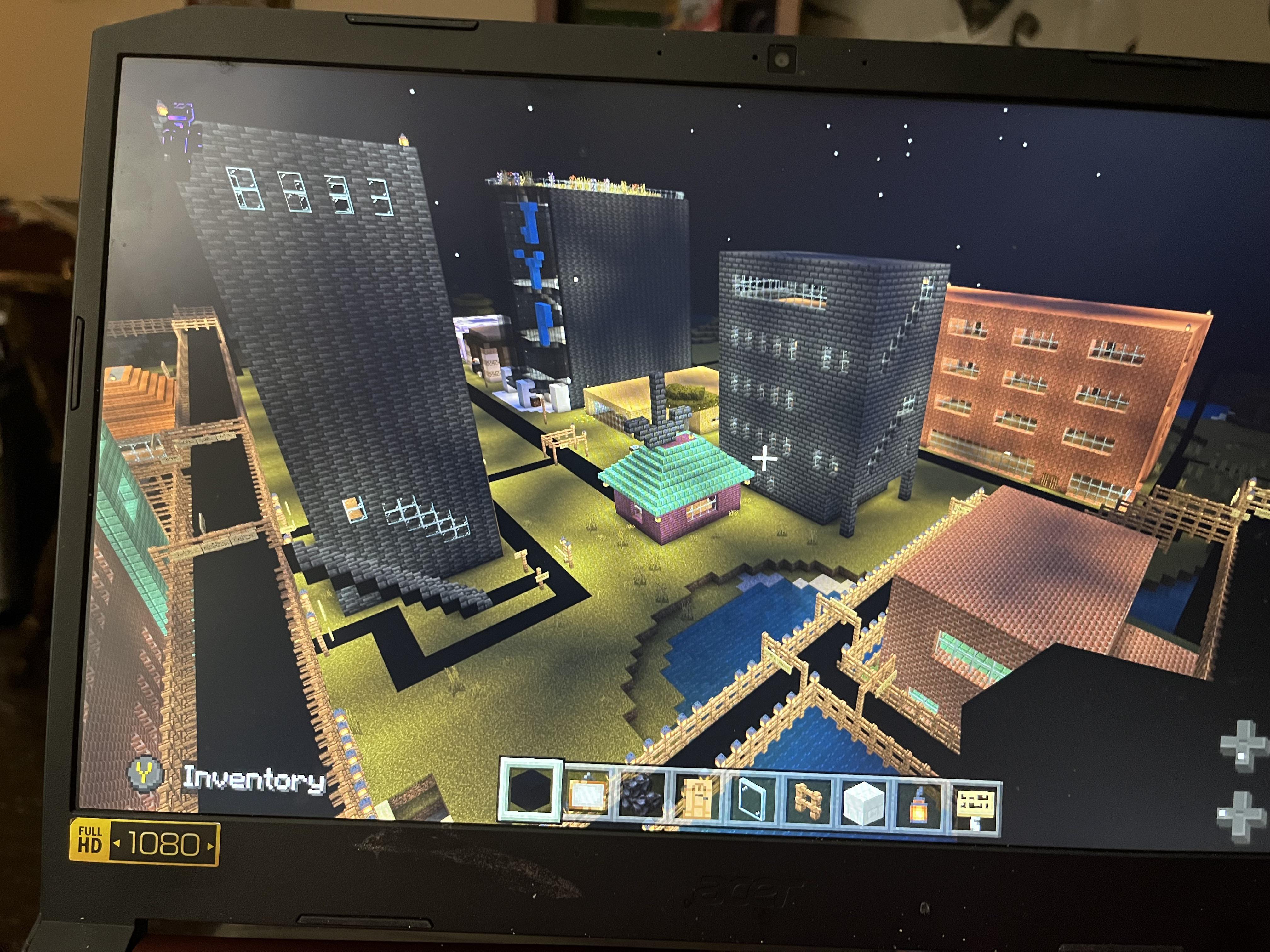 Some progress pics of my city I built | Scrolller