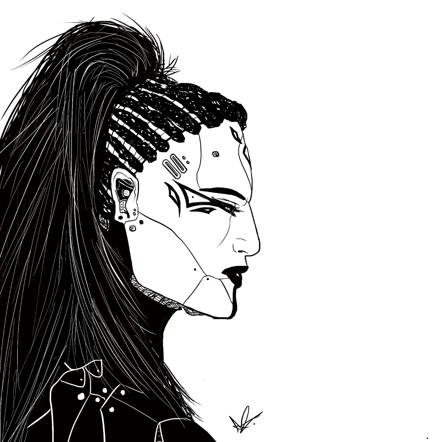 I put some color in the previous illustration of LILITH. | Scrolller