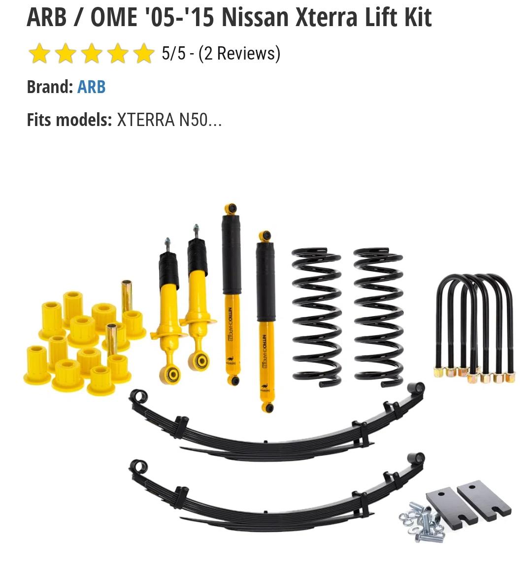 OME Lift kit vs ADO Bilstein 5100 kit? | Scrolller