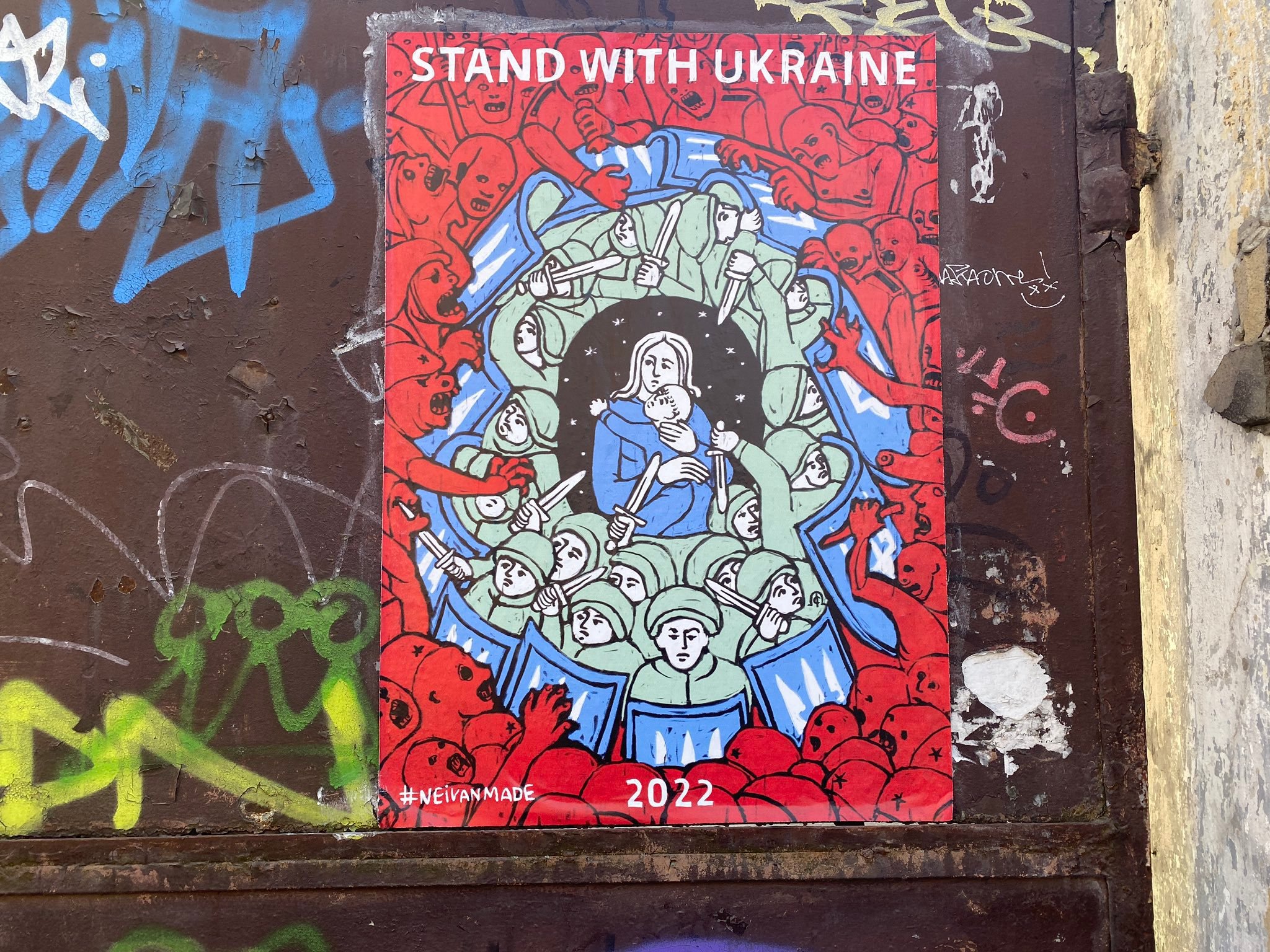 Street art in Lviv, Ukraine. | Scrolller