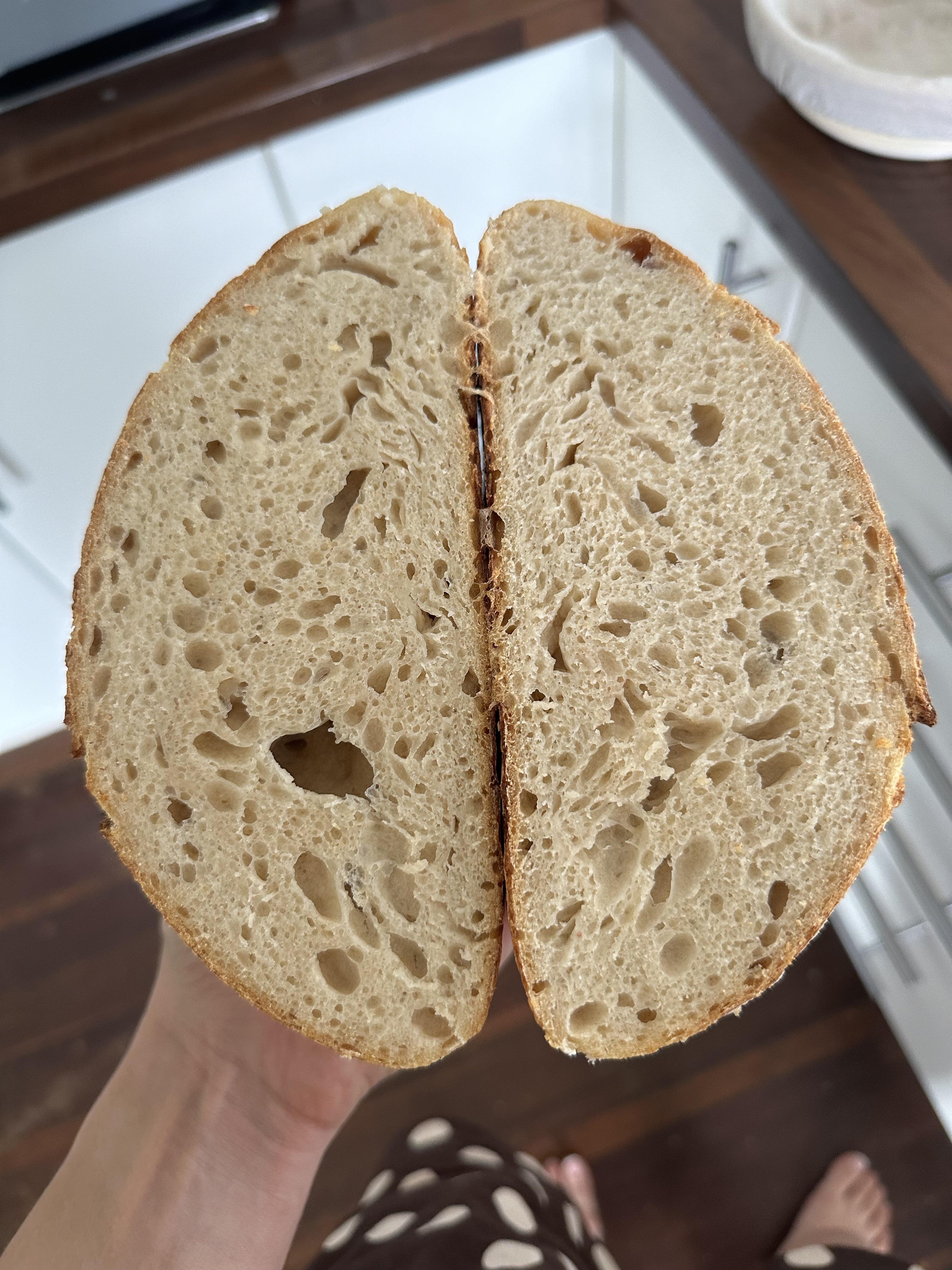 My first ever loaf after doubting my stater for 3 weeks | Scrolller