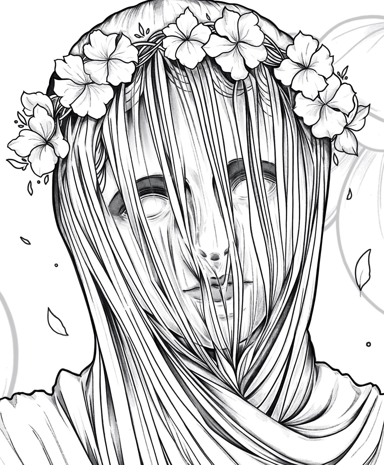 Sacred maiden design (fire maiden) 🕯 🗡️ ️‍🔥 My insta is @miranda.drew ...