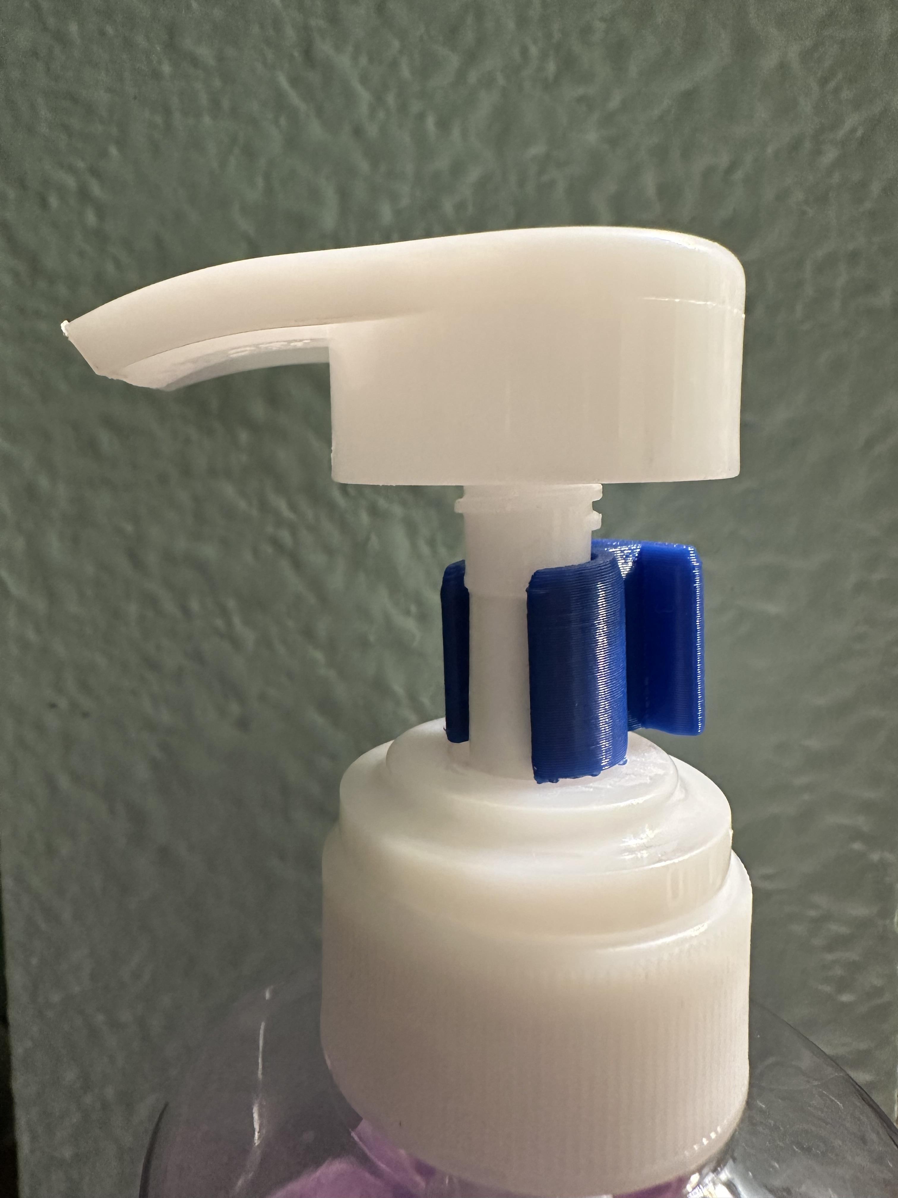 Soap Stopper - A quick design and print to reduce the amount of soap that comes out of a store ...