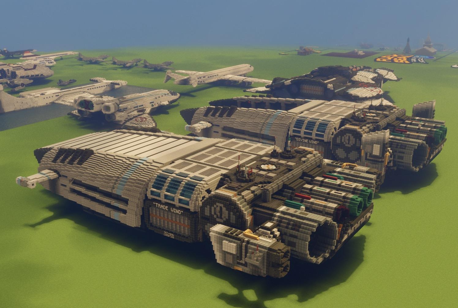 Sci-Fi Interstellar Ferry/Cargo Vehicle | Scrolller