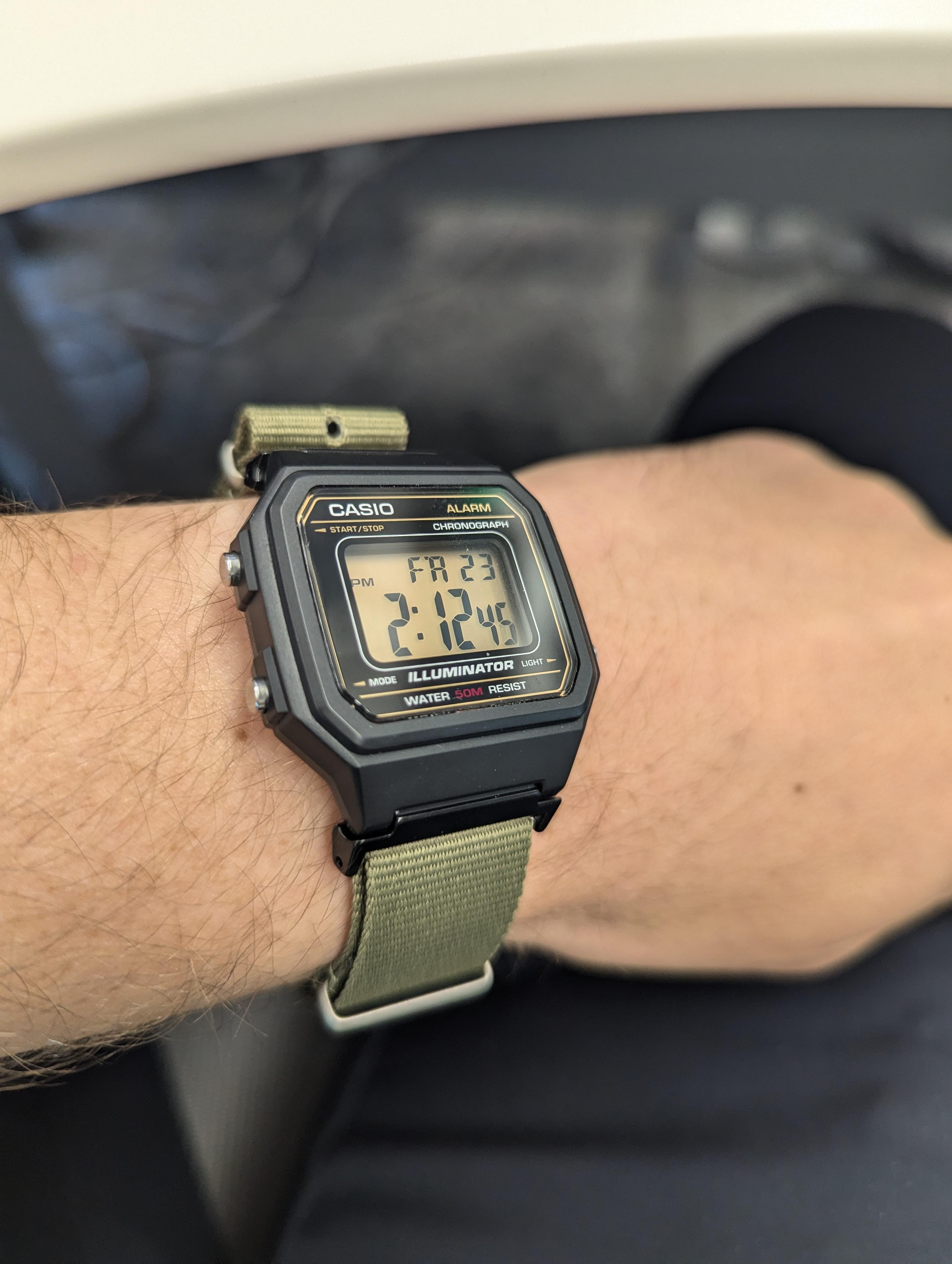 Olive NATO on amber W217 | Scrolller