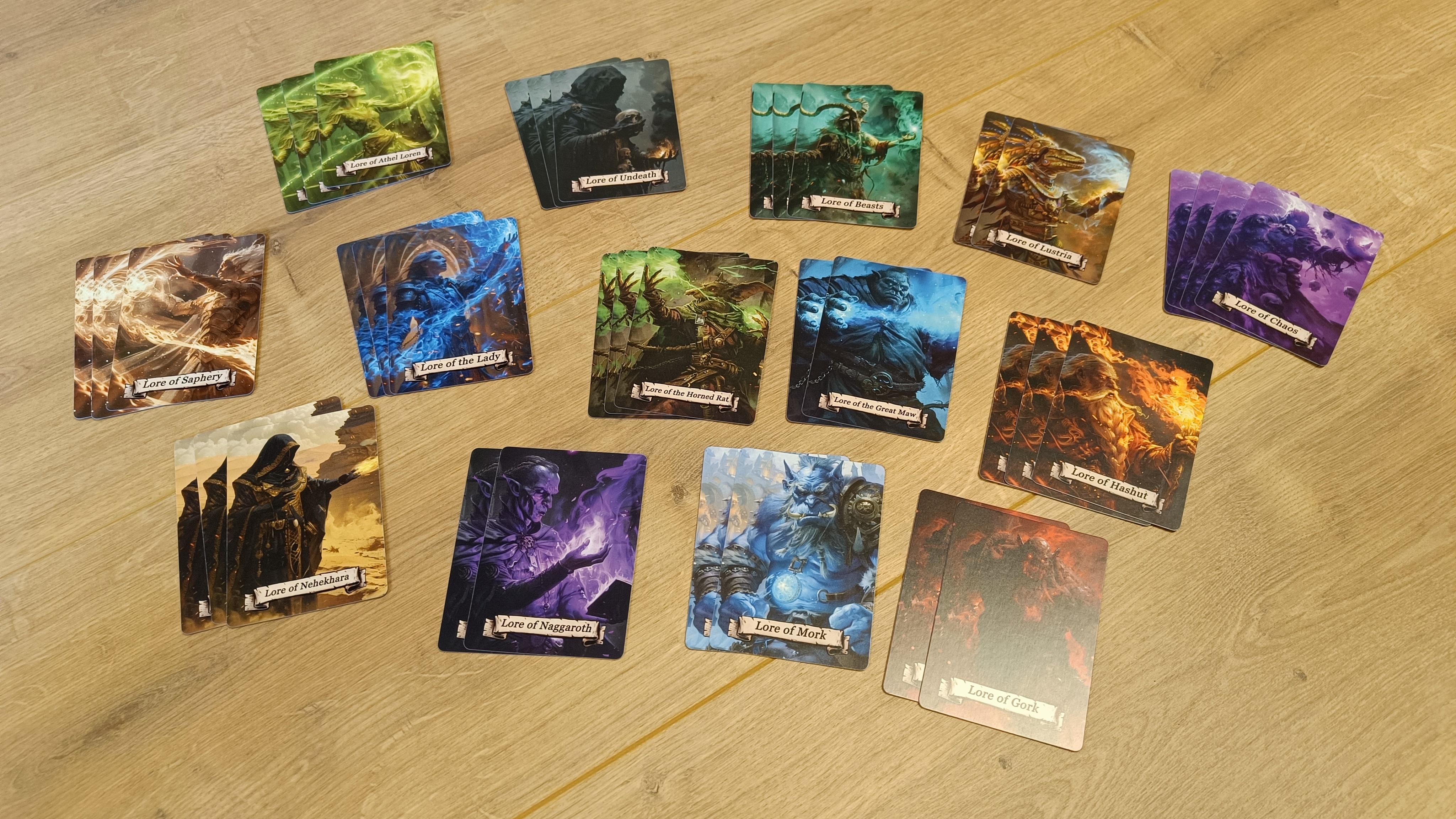 Warhammer The Old World - Lores Of Magic Custom Reference Cards | Scrolller