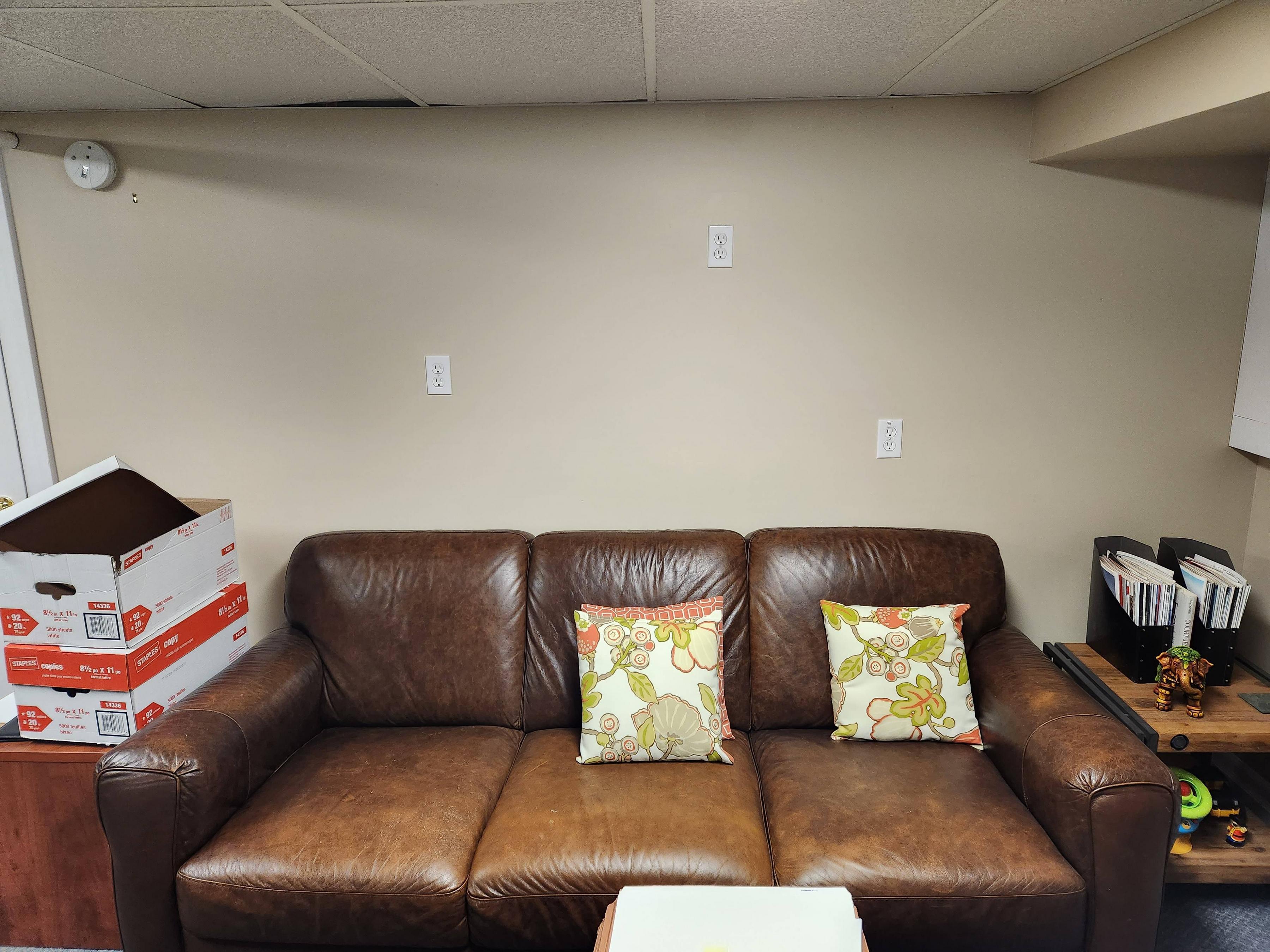 Our office's basement waiting room | Scrolller